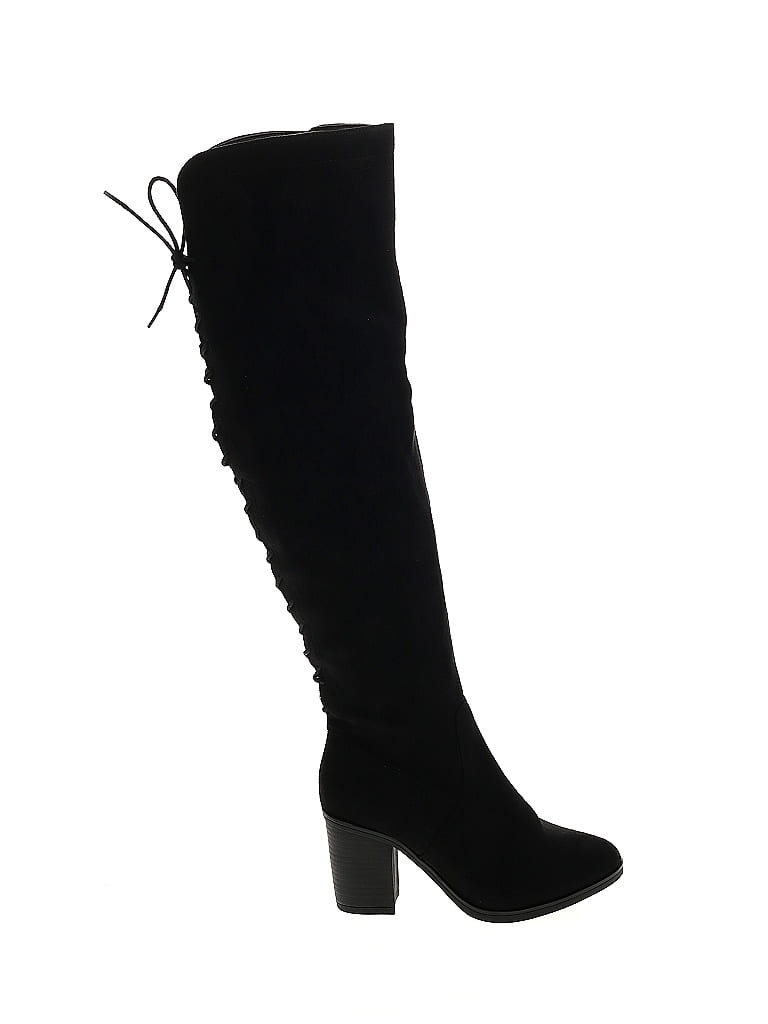 Top Moda Black Boots Size 6 - 43% off | ThredUp