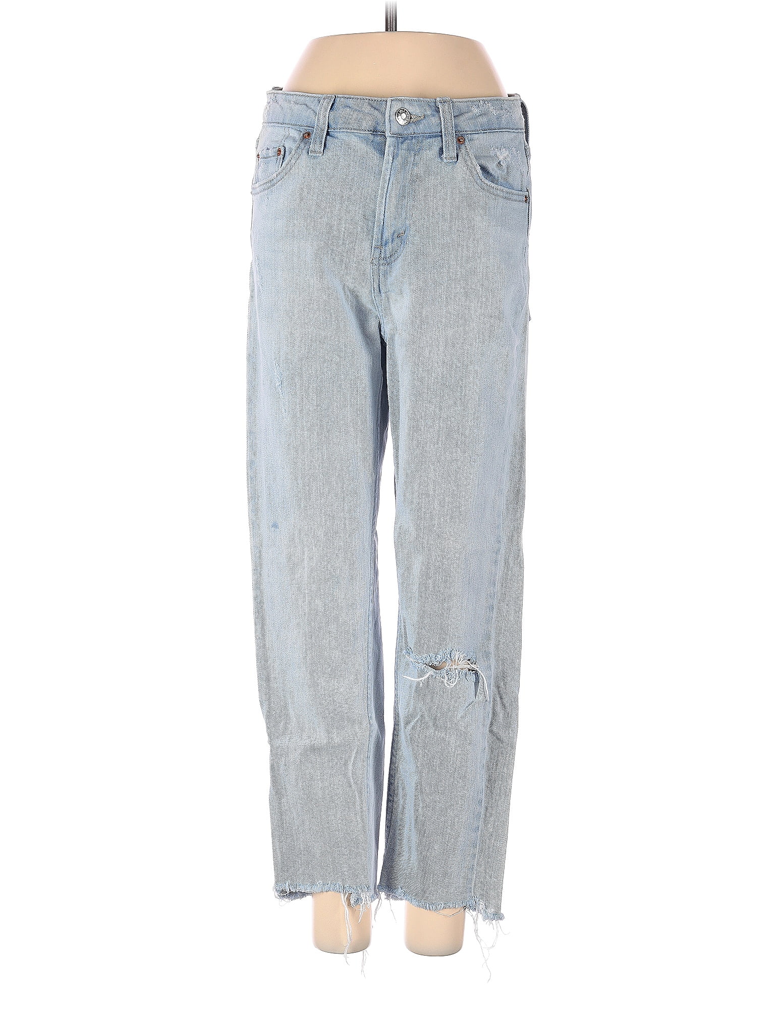 Wild Fable Solid Blue Jeans Size 00 - 46% off | ThredUp