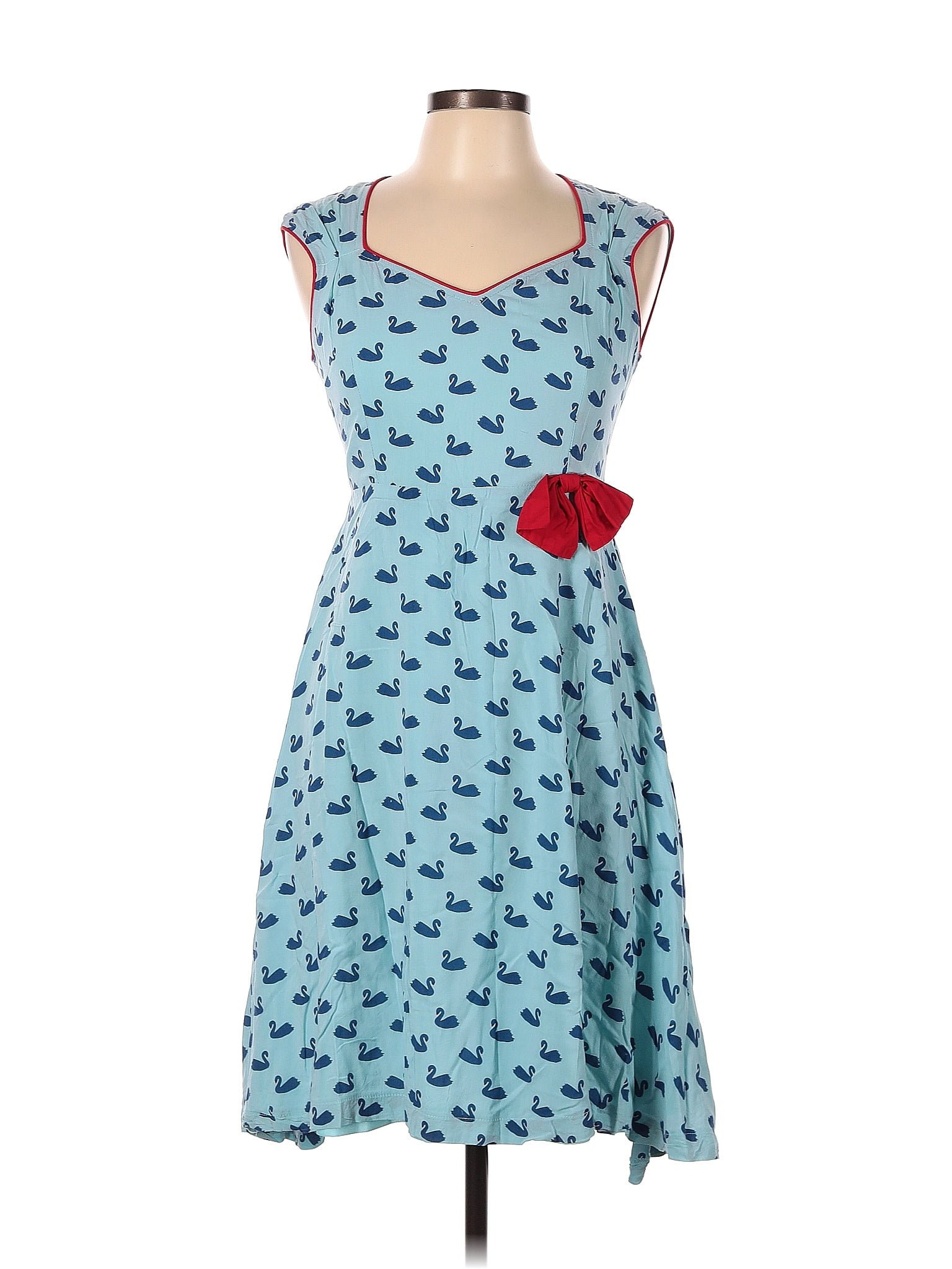 Lindy Bop Blue Casual Dress Size L - 68% off | thredUP
