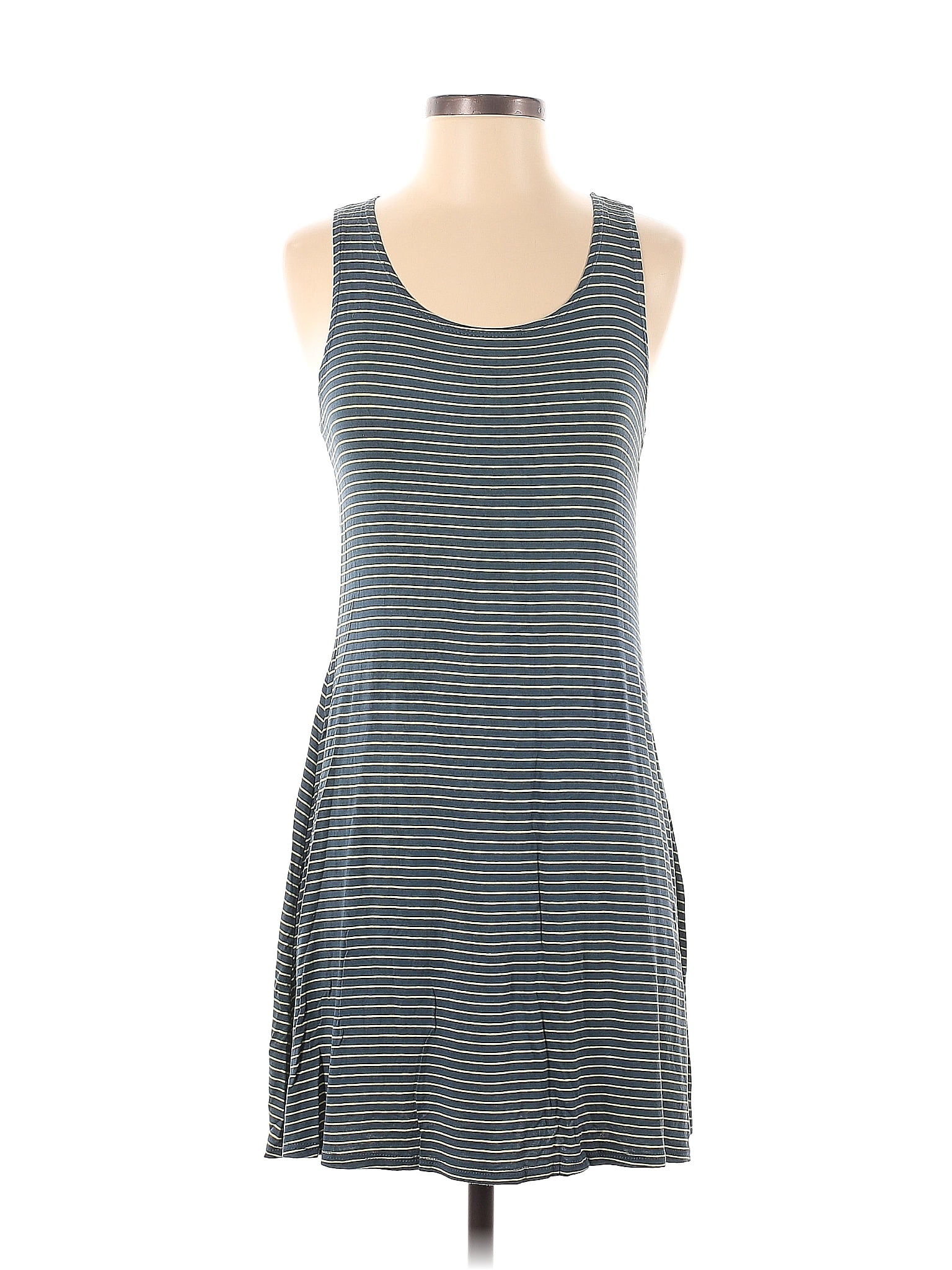 Olivia Rae Stripes Multi Color Gray Casual Dress Size M - 36% off | ThredUp
