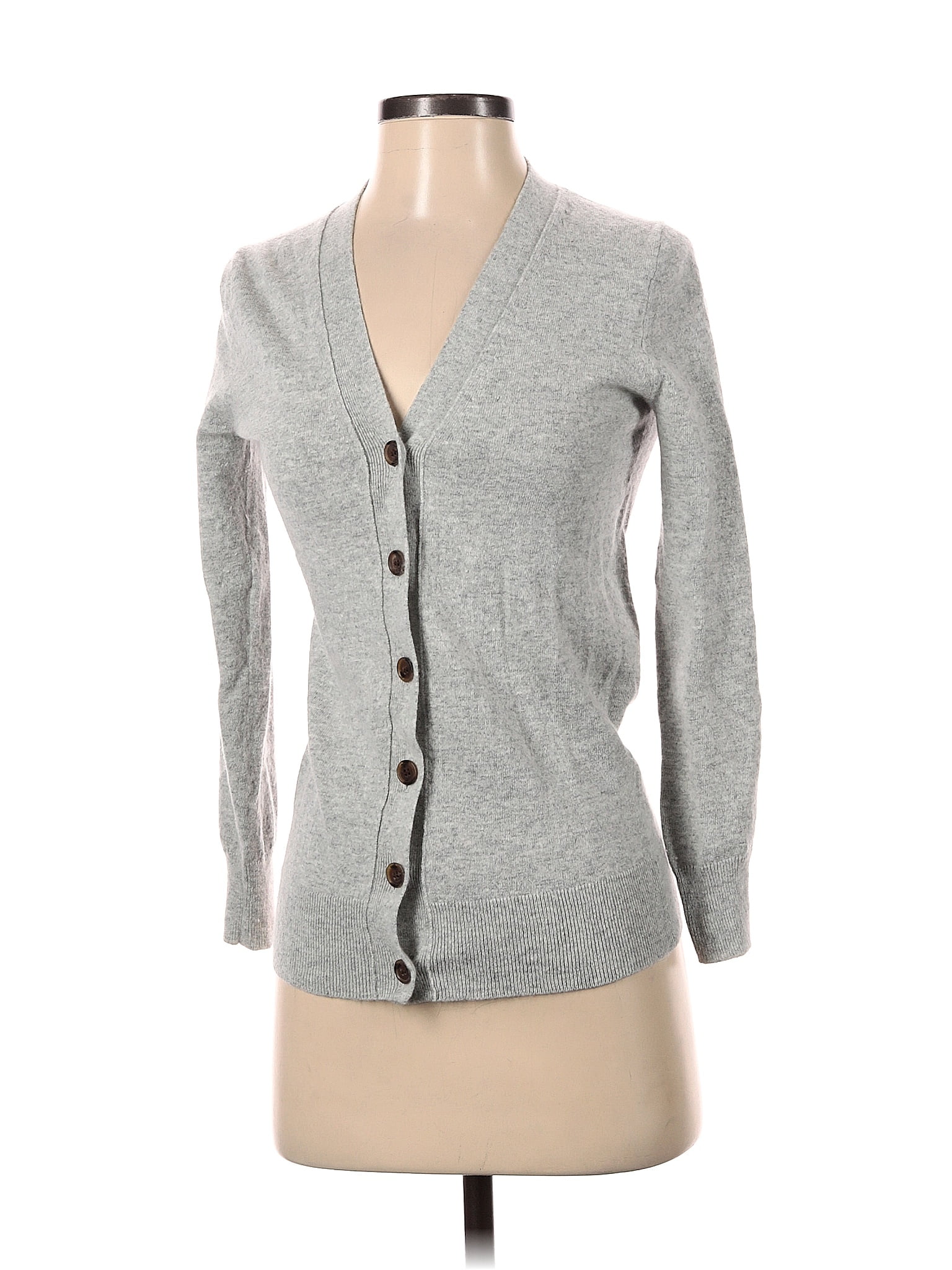 J.Crew Factory Store Color Block Gray Cardigan Size XXS - 68% off | ThredUp
