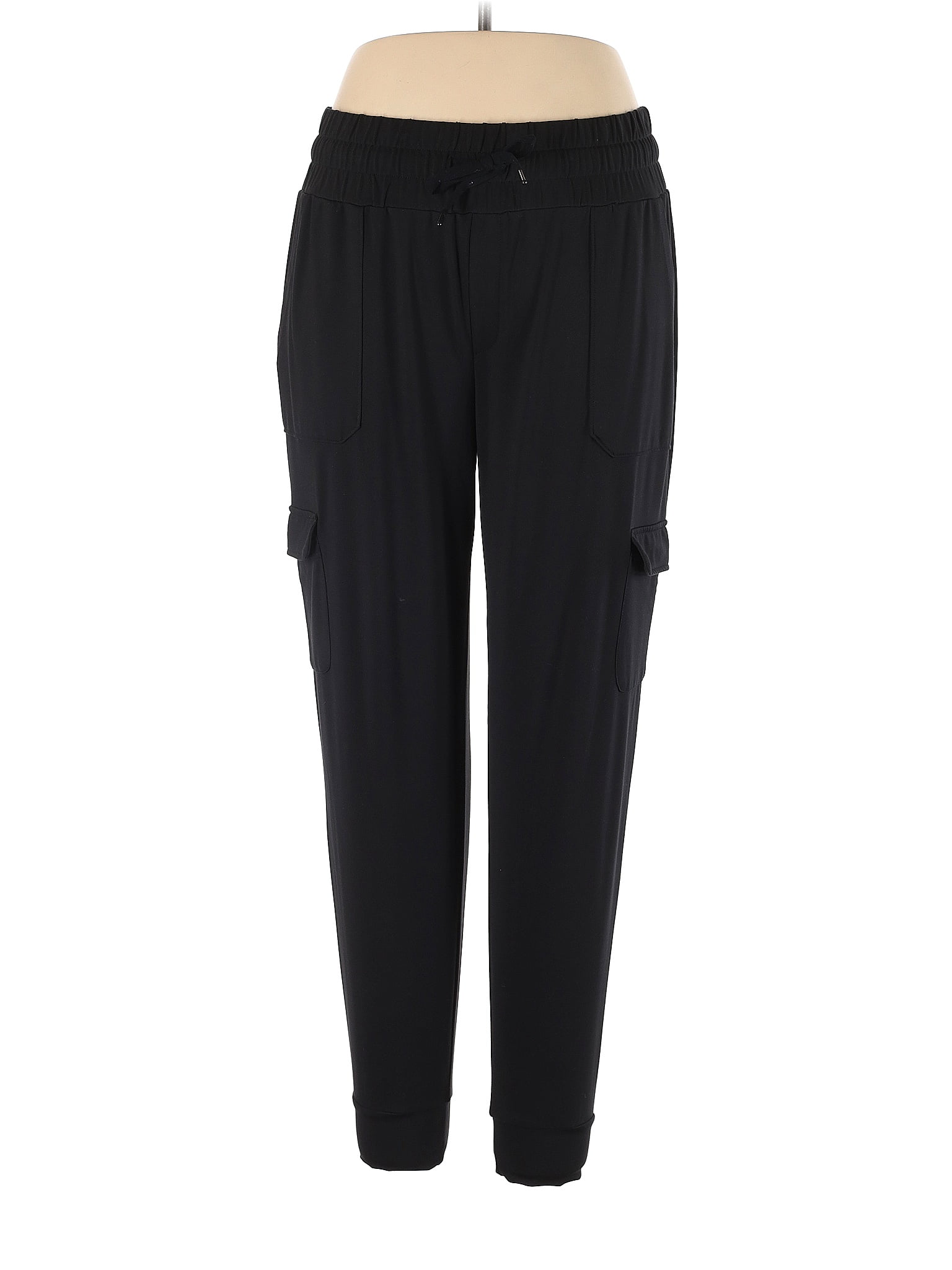 Mondetta Solid Black Cargo Pants Size L 62 Off Thredup