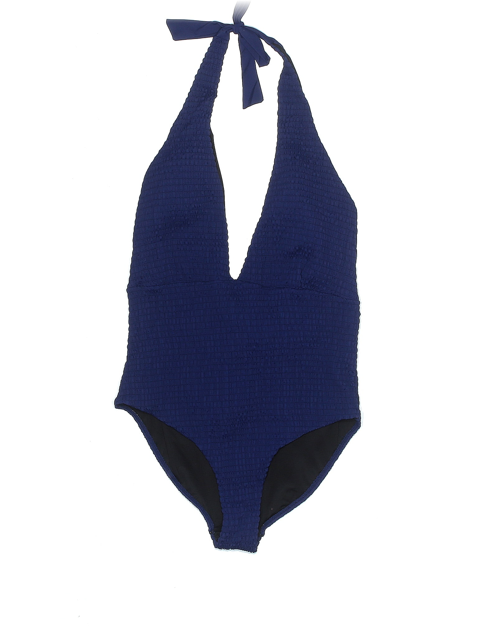 Venus Solid Navy Blue One Piece Swimsuit Size 14 44 Off Thredup