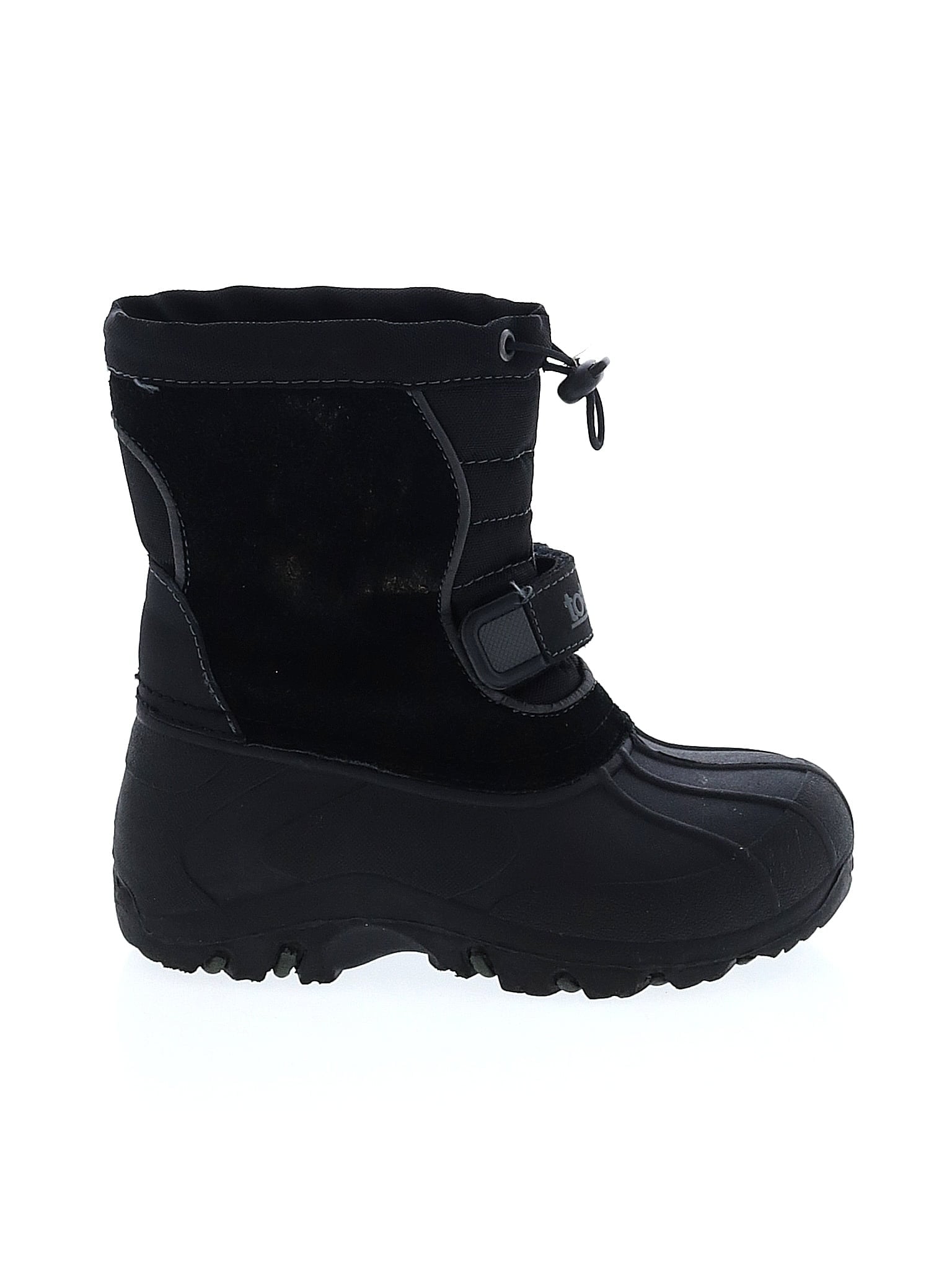 Totes 100% Leather Solid Black Boots Size 13 - 40% off | ThredUp