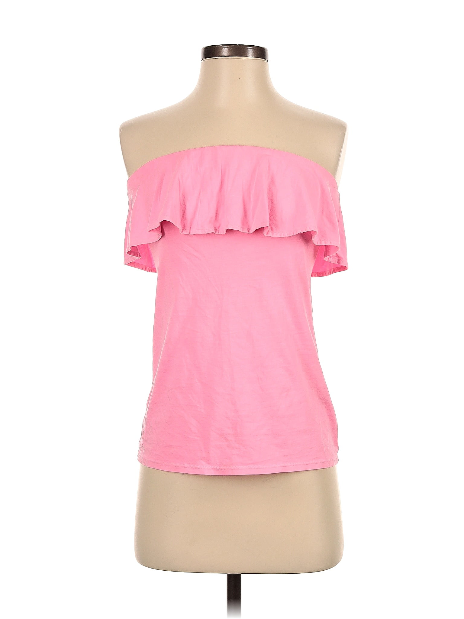 Lilly Pulitzer 100 Cotton Pink Short Sleeve Blouse Size Xs 66 Off
