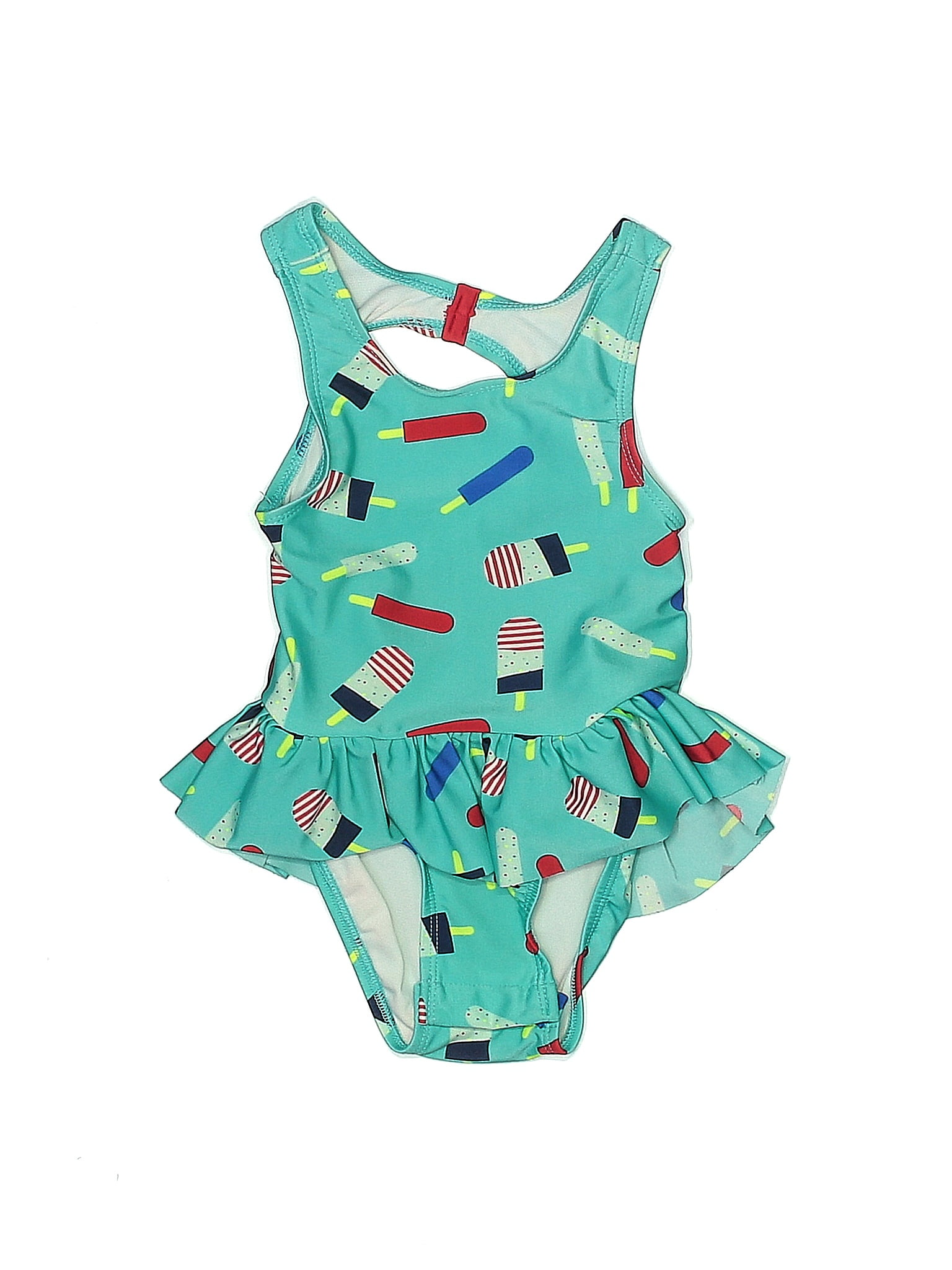 Cat And Jack Blue Green One Piece Swimsuit Size 2t 23 Off Thredup