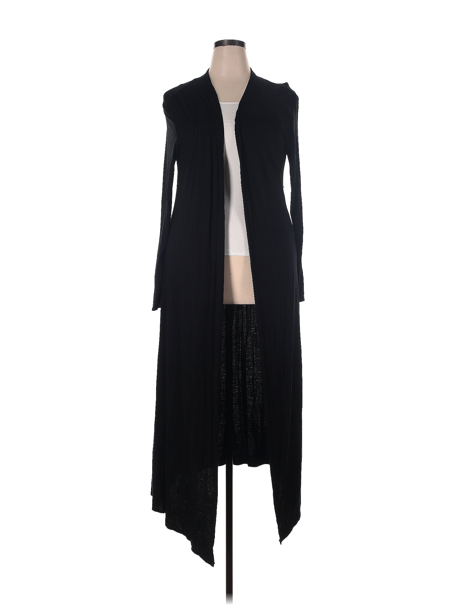 Isaac Liev Color Block Solid Black Long Sleeve Blouse Size 2X (Plus ...