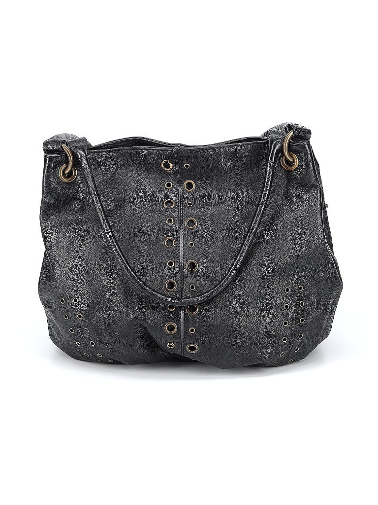 Berge Black Leather Shoulder Bag One Size - 70% off | ThredUp