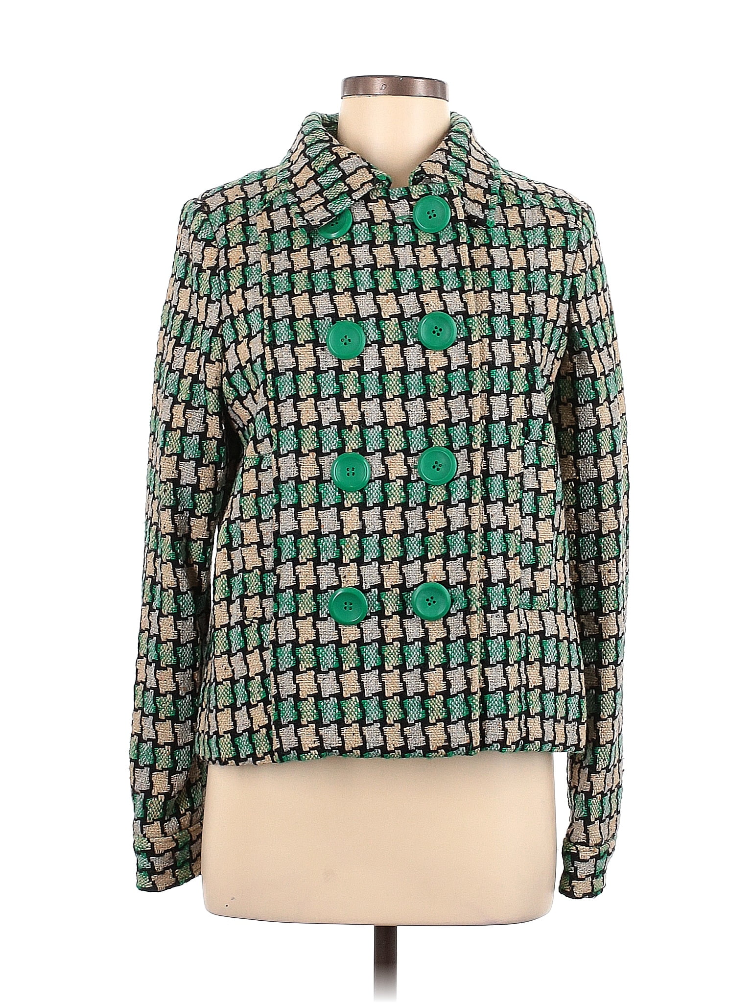 VERTIGO Green Blazer Size M - 75% off | ThredUp