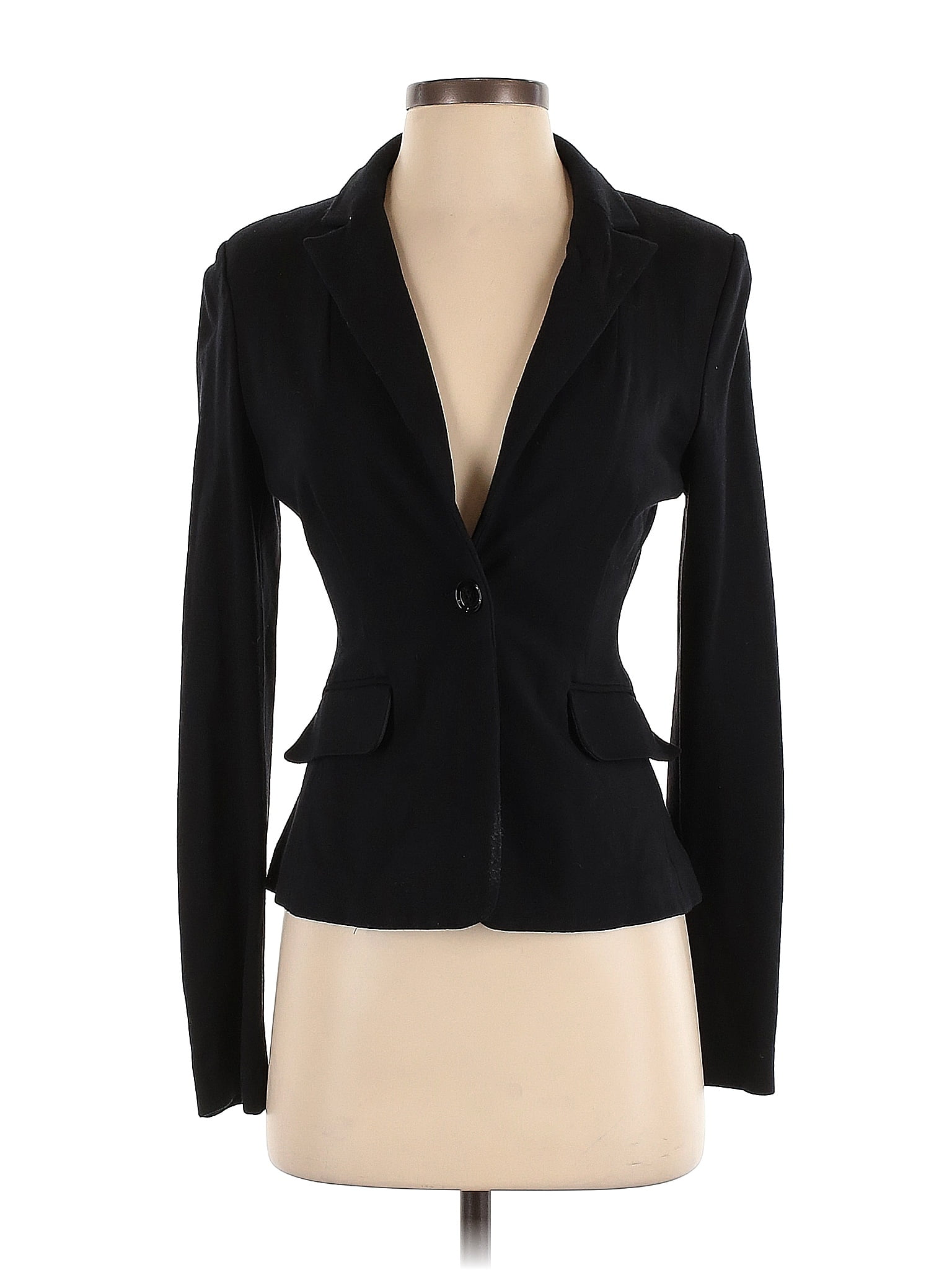 Express Solid Black Blazer Size 4 - 75% off | ThredUp