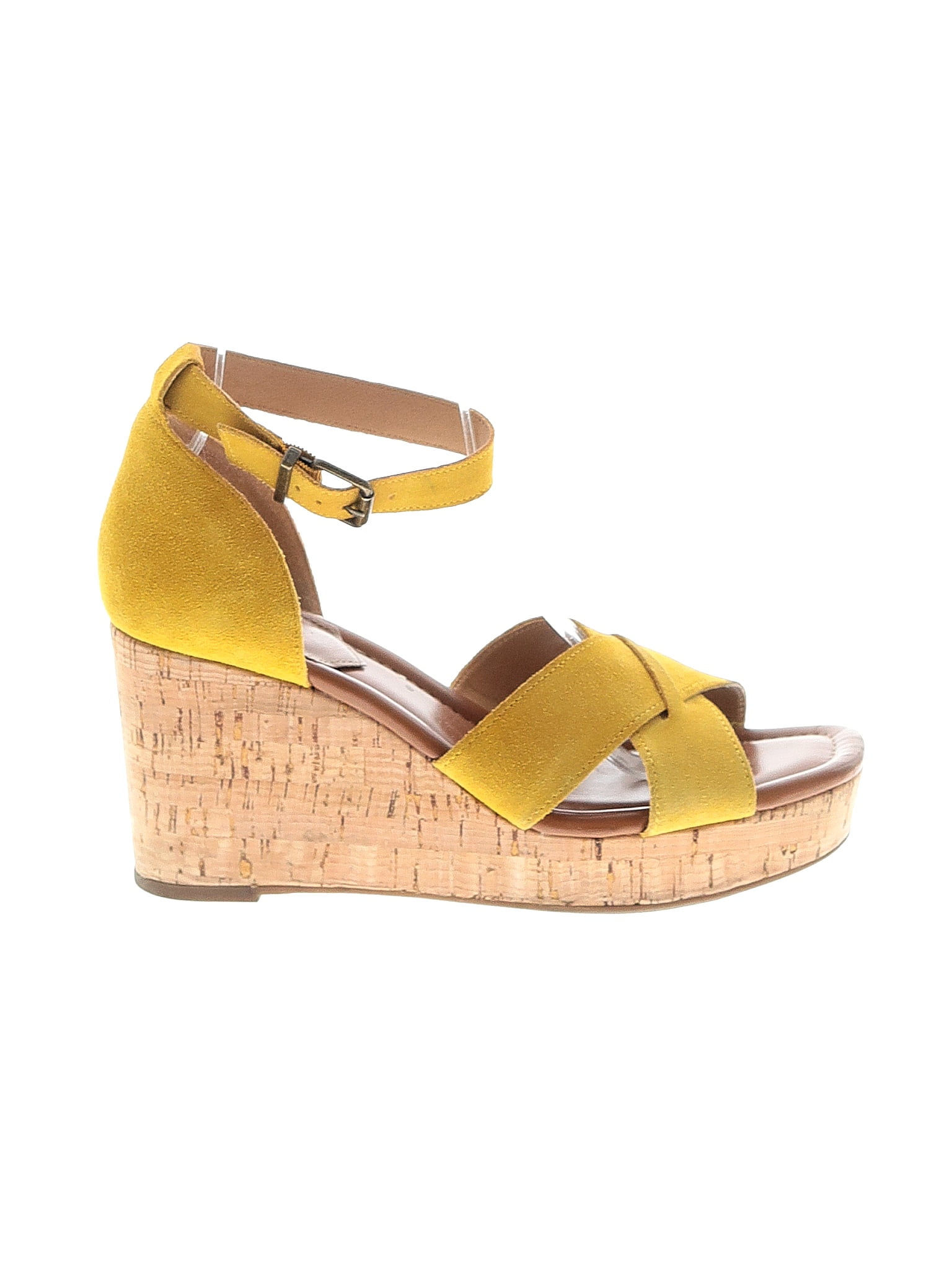 Crown Vintage Solid Yellow Wedges Size 8 1/2 - 63% off | ThredUp