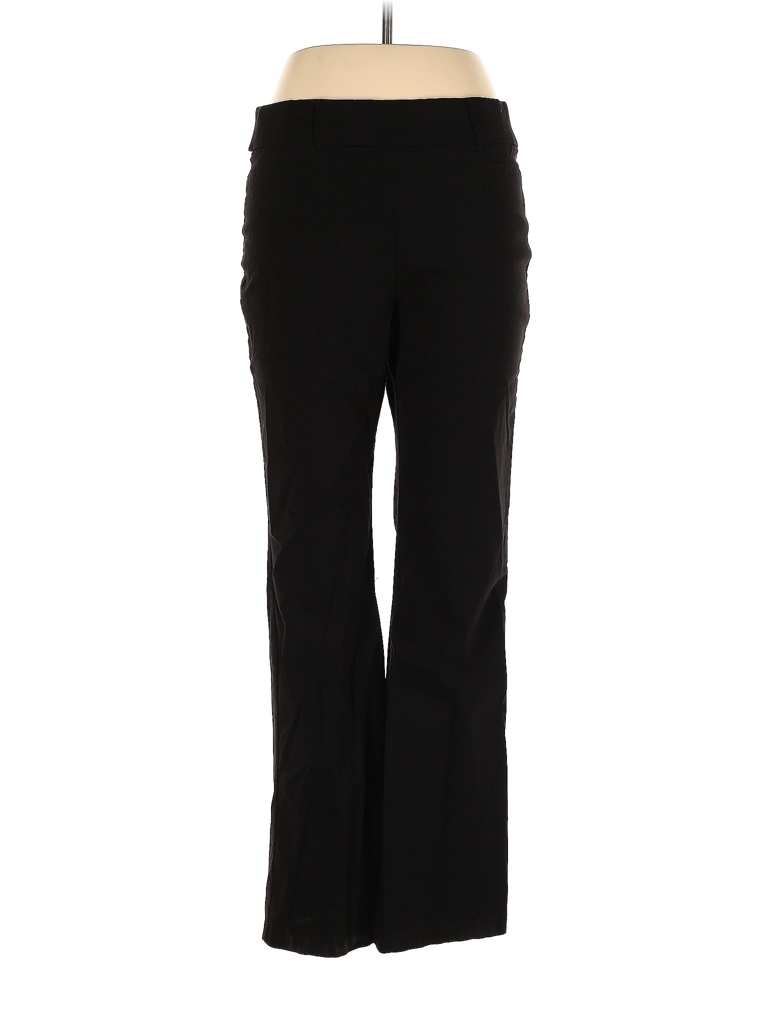 Maurices Solid Black Dress Pants Size L - 41% off | ThredUp