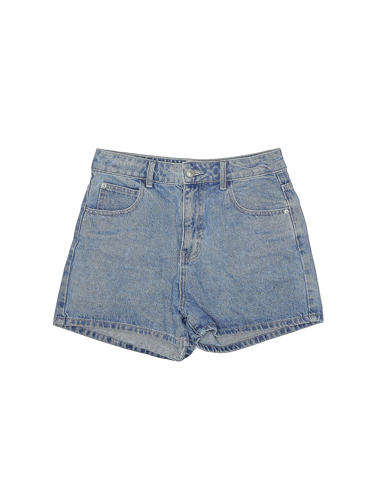 Princess Polly Solid Blue Denim Shorts Size 6 - 60% off | ThredUp
