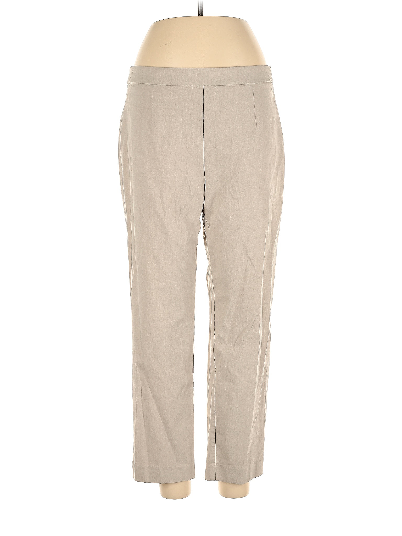 JM Collection Tan Casual Pants Size L - 51% off | ThredUp