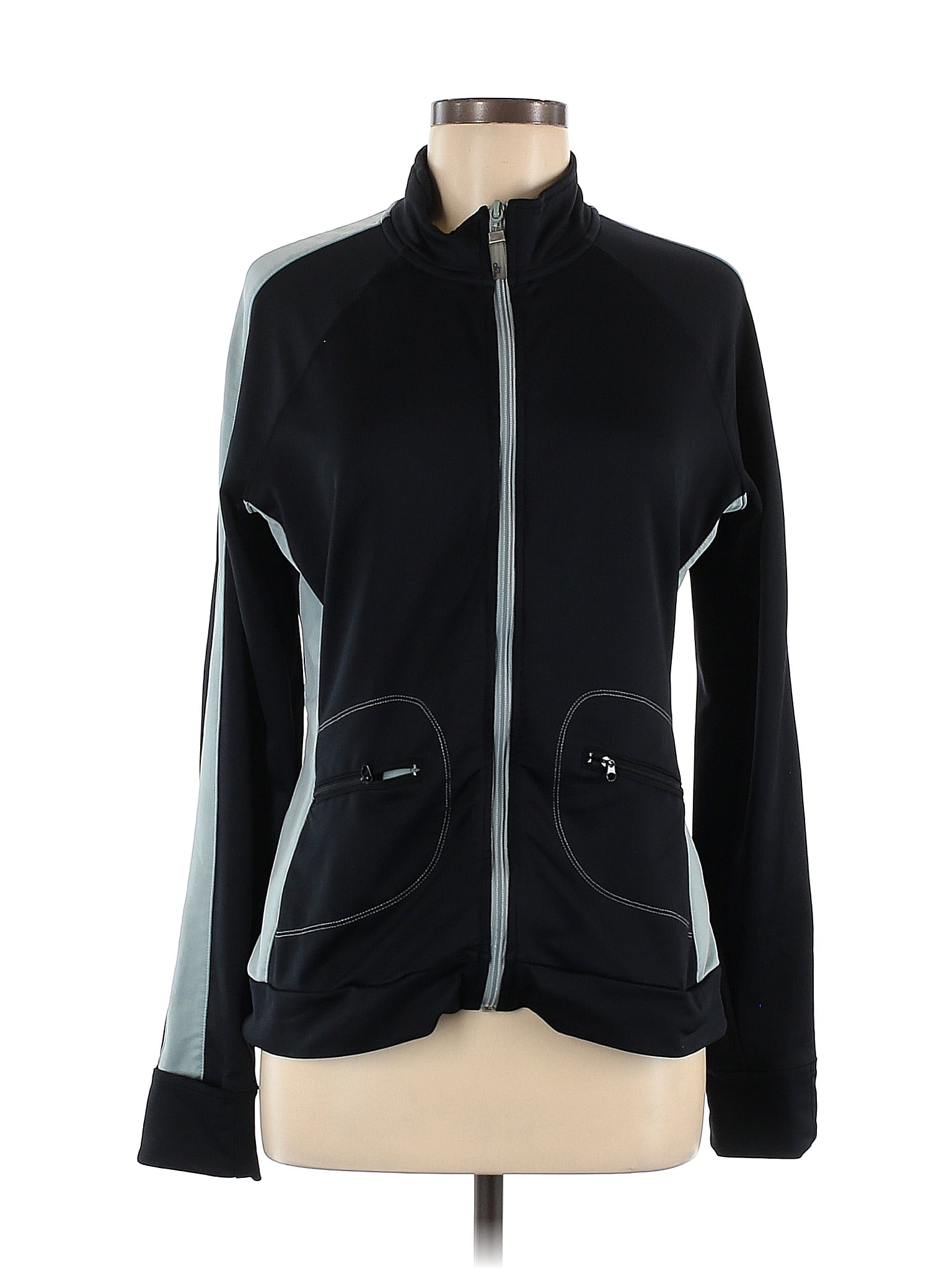 Alo Black Track Jacket Size M - 61% off | ThredUp