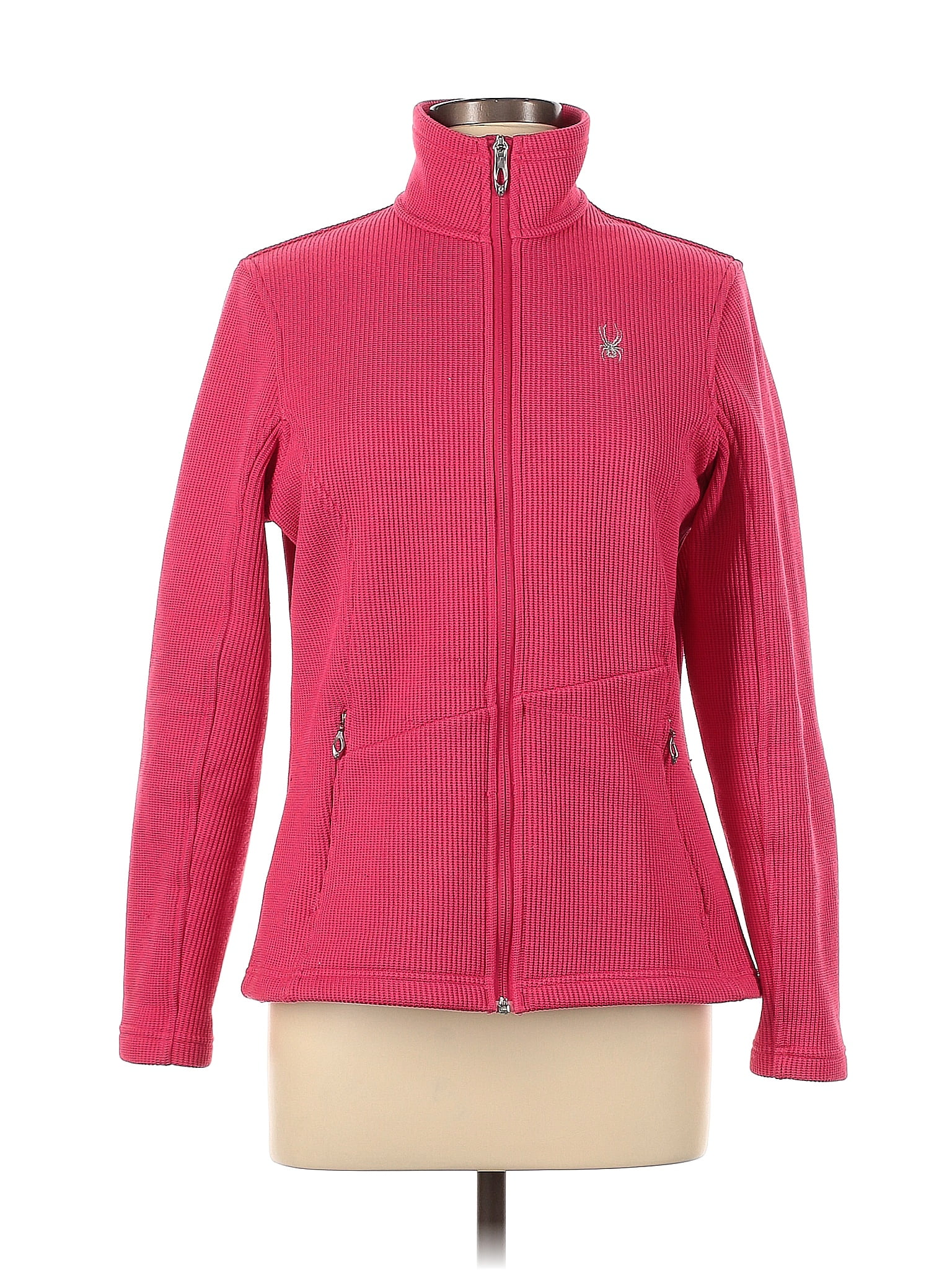 Spyder 100% Polyester Pink Track Jacket Size L - 71% off | ThredUp
