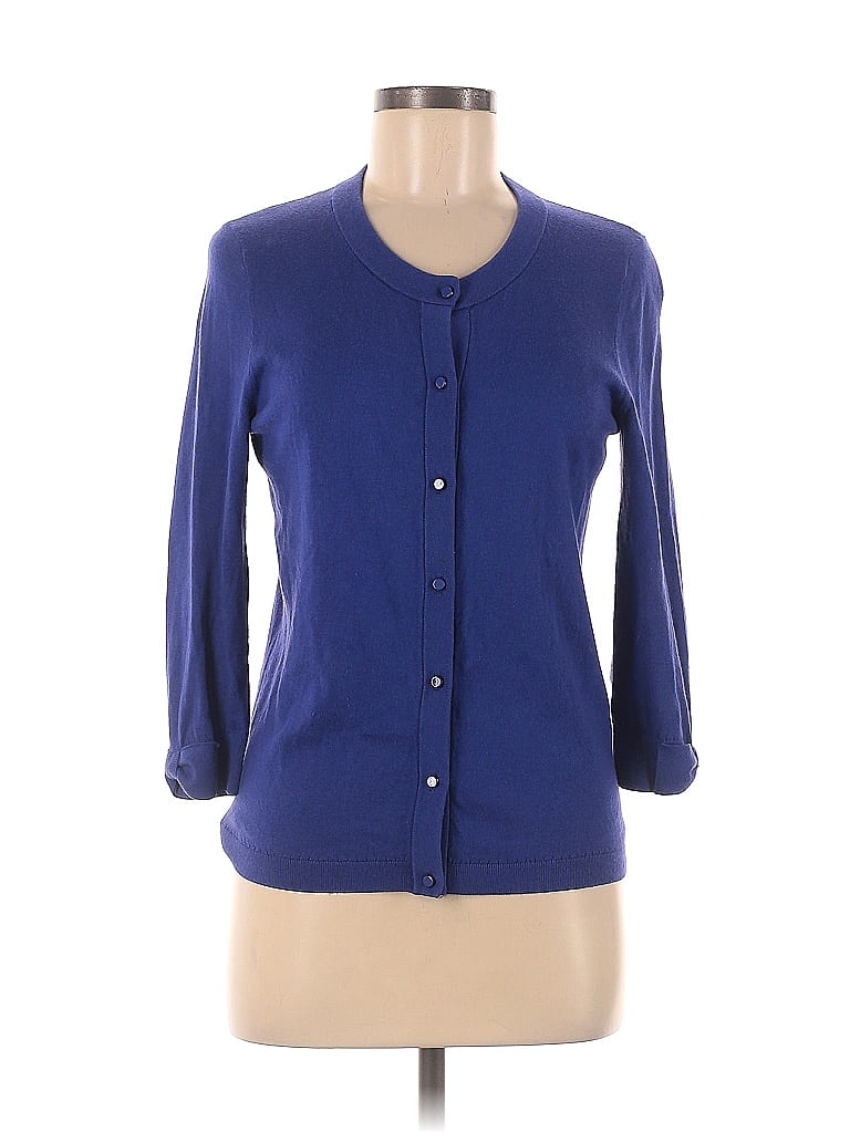 Kate Spade New York Color Block Solid Blue Cardigan Size M - 76% off ...