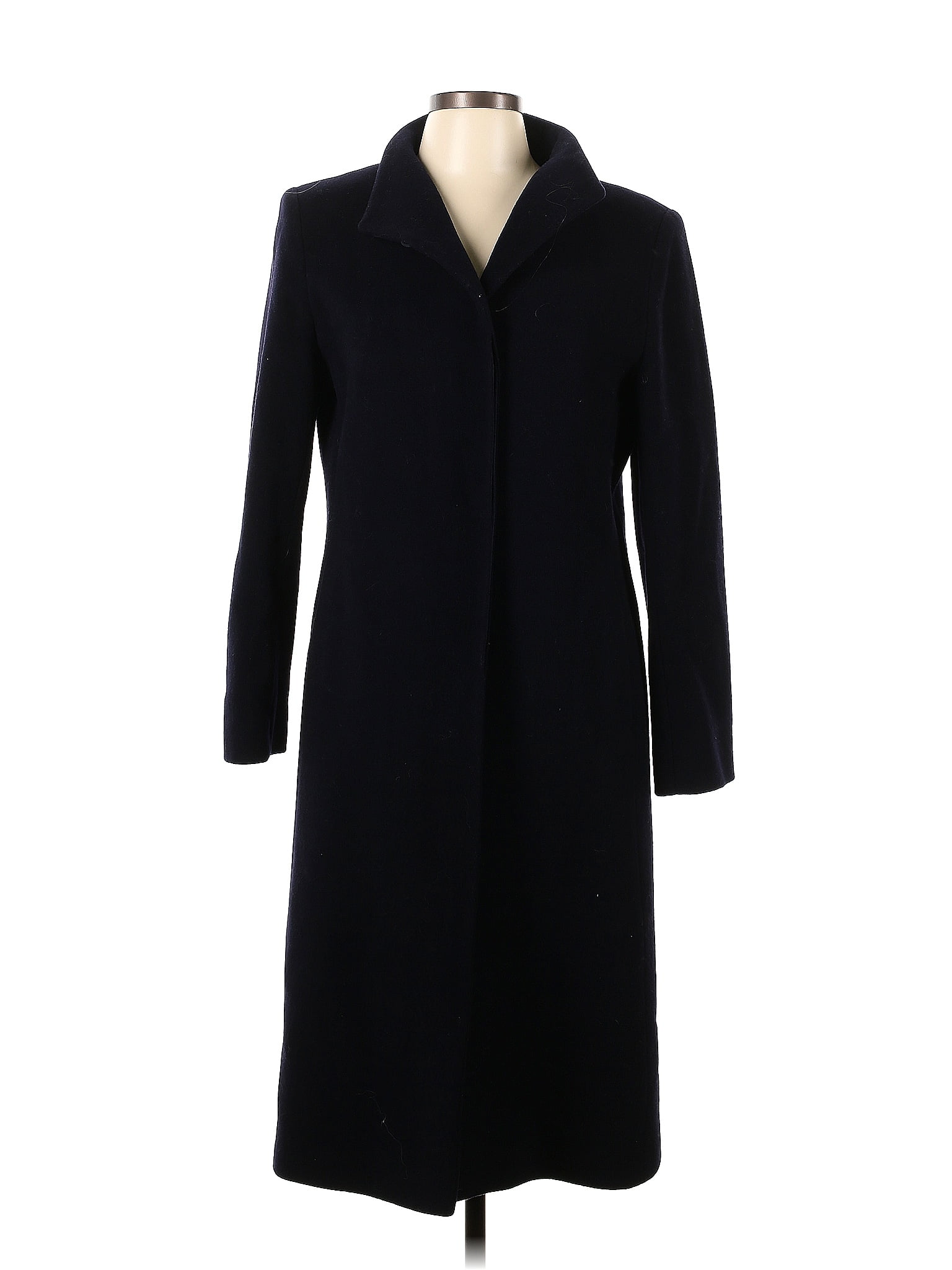 Cinzia Rocca Solid Black Wool Coat Size 10 - 87% off | ThredUp