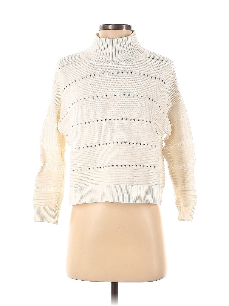 French Connection 100% Cotton Ivory Pullover Sweater Size XS - 81% off ...