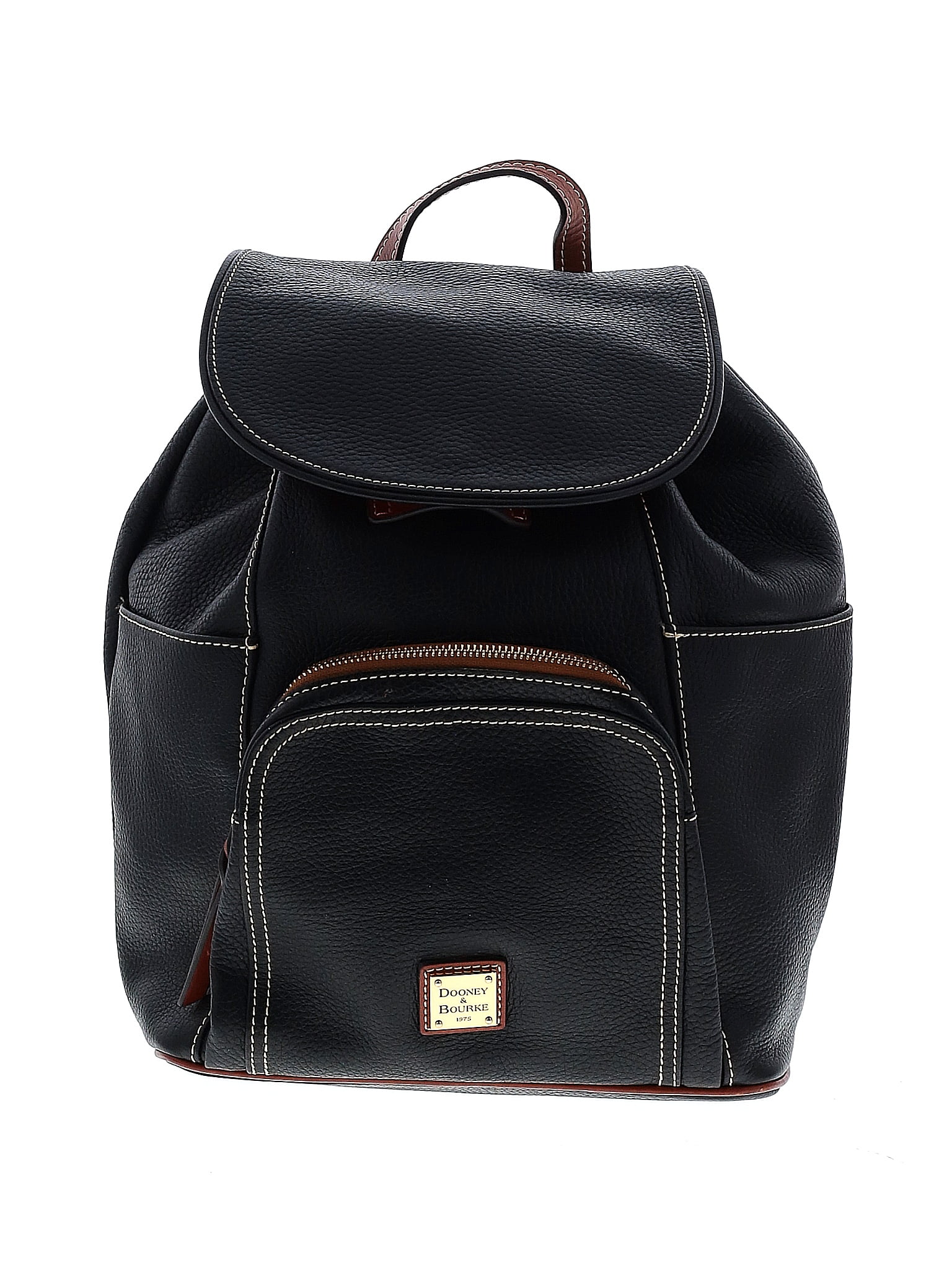 Dooney & Bourke Solid Black Leather Backpack One Size - 50% off | ThredUp