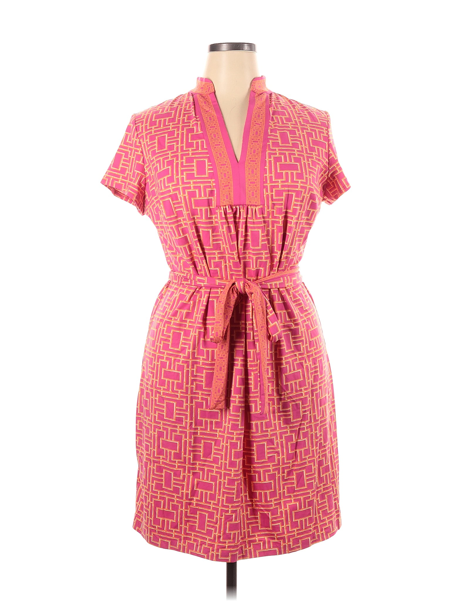 Elizabeth McKay Pink Casual Dress Size XL - 80% off | ThredUp