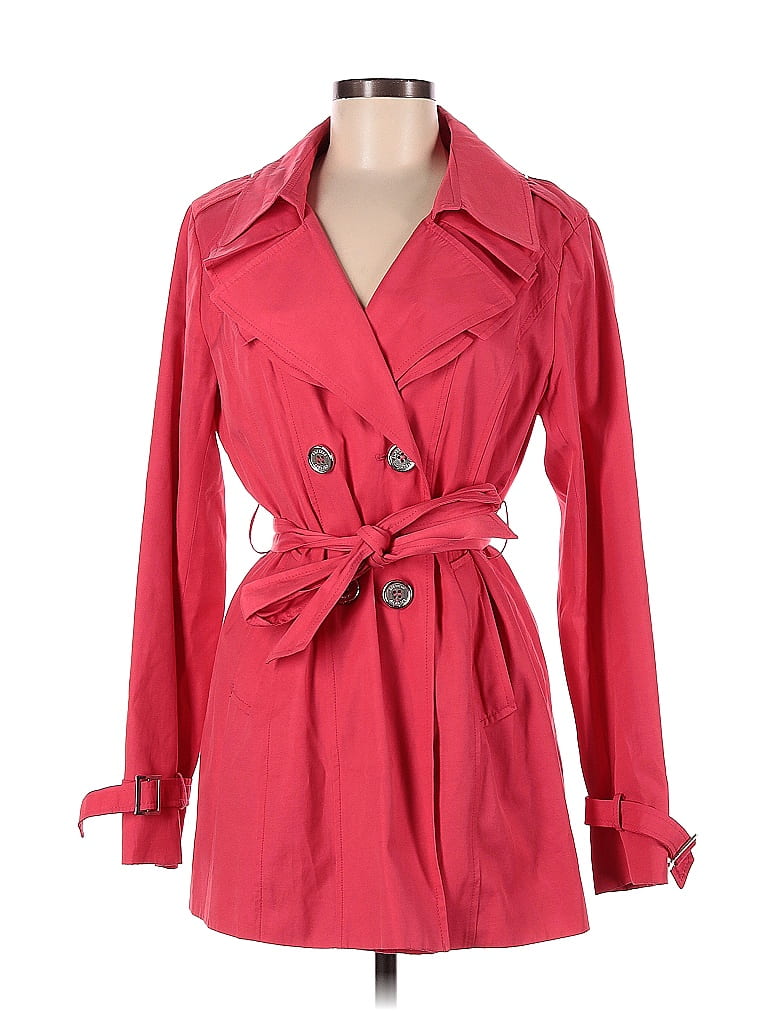 Express Red Trenchcoat Size M - 74% off | ThredUp