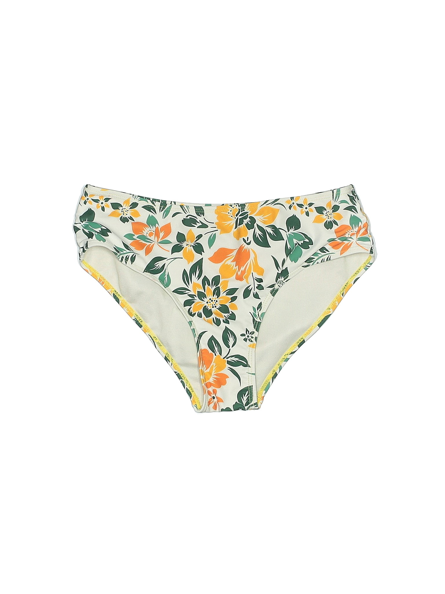 Shekini Floral Yellow Swimsuit Bottoms Size 12 - 14 - 44% off | ThredUp