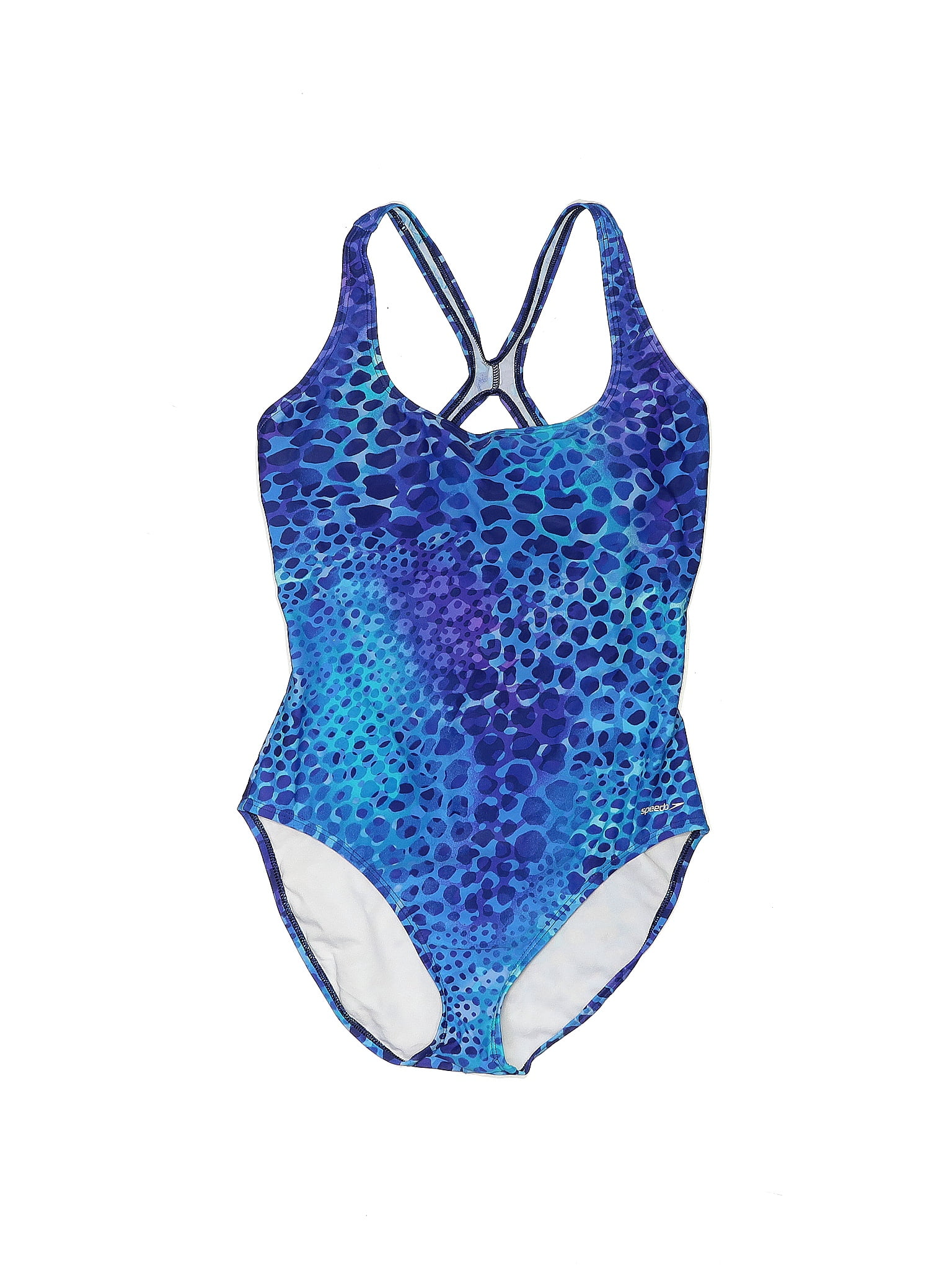 Speedo Blue One Piece Swimsuit Size 16 - 39% off | ThredUp