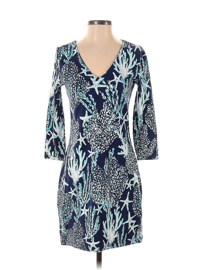Lilly Pulitzer Multi Color Blue Casual Dress Size S 63 Off Thredup