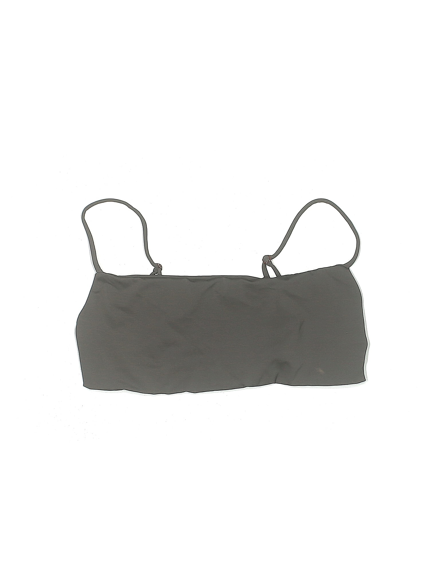 Somerfield Swim Solid Gray Swimsuit Top Size XL - 62% off | ThredUp