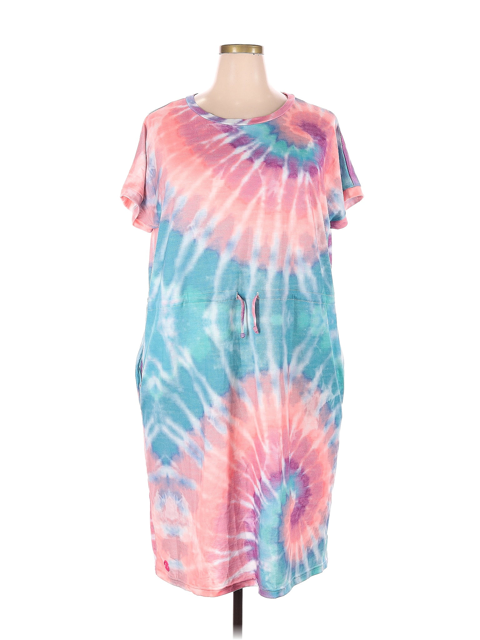 Simply Southern Tie-dye Multi Color Pink Casual Dress Size XXL - 64% ...