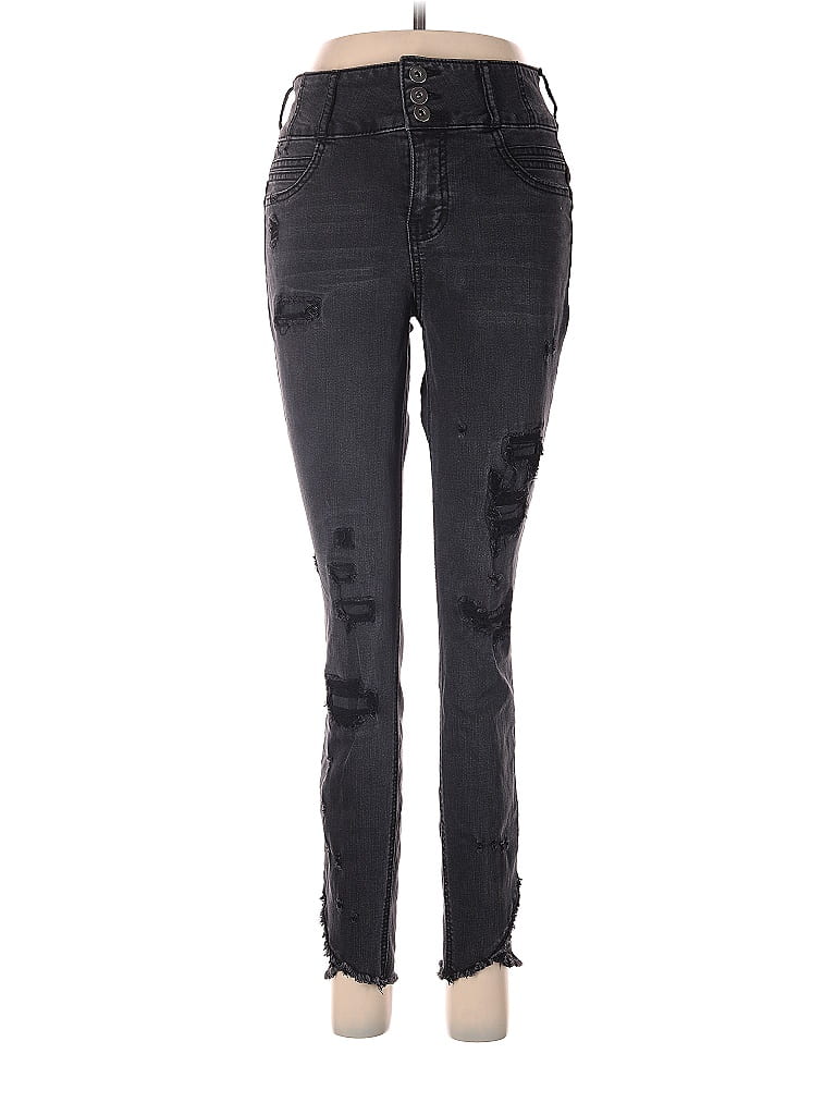No Boundaries Solid Black Jeans Size 7 48 Off Thredup