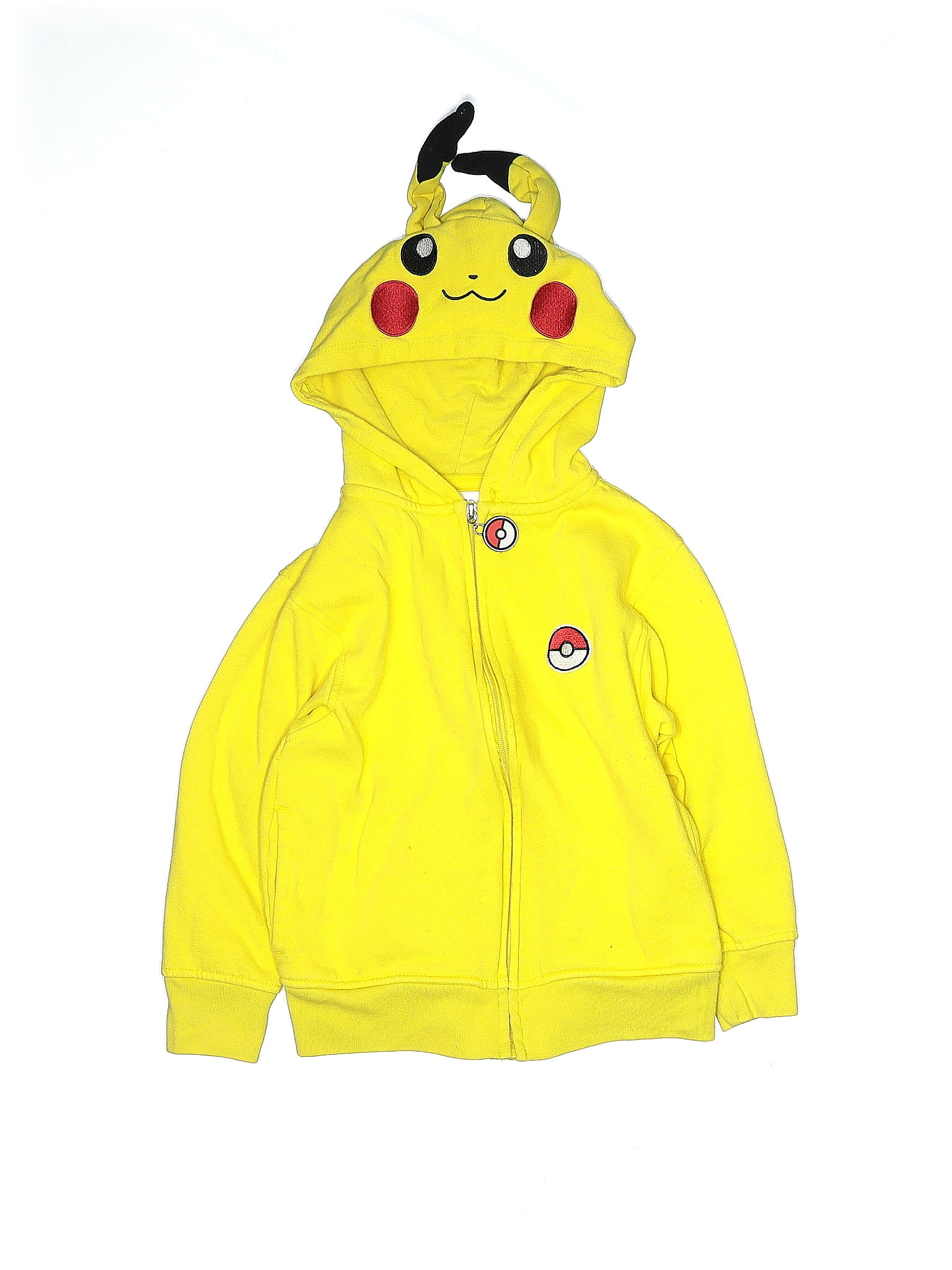Pokemon Solid Yellow Zip Up Hoodie Size X-Small (Kids) - 5% off | ThredUp