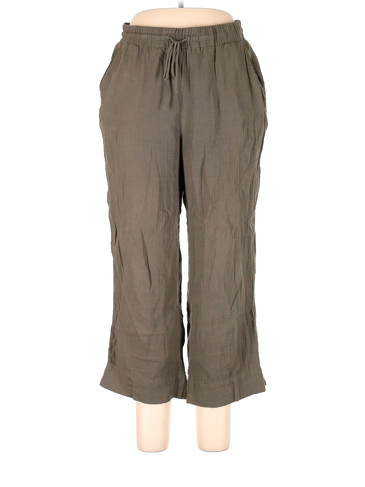 Violets & Roses 100% Cotton Solid Brown Casual Pants Size 10 - 60% off ...