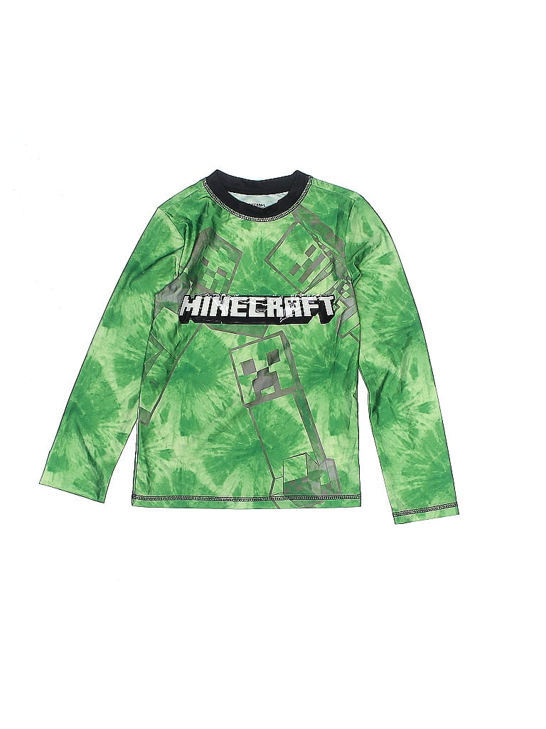 Minecraft Tropical Green Rash Guard Size 7 - 8 - 10% off | ThredUp