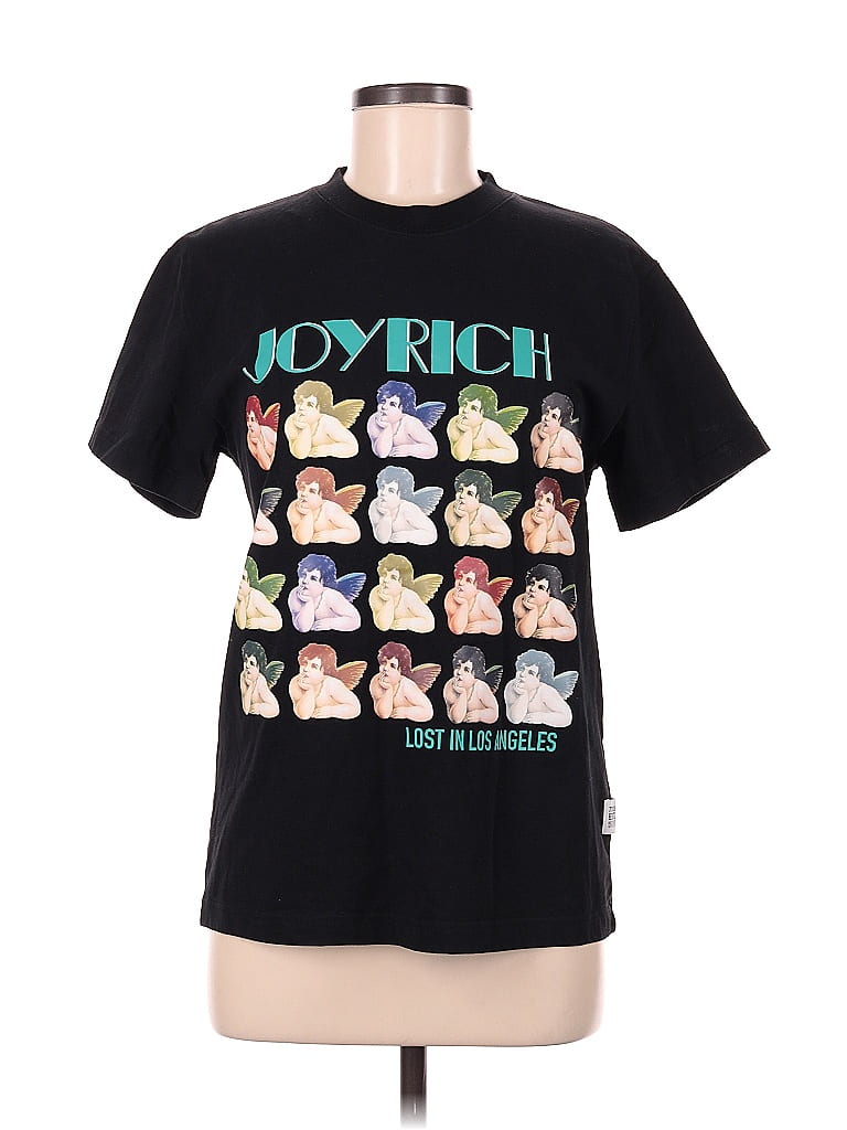 Joyrich Color Block Graphic Black Short Sleeve T-Shirt Size M - 70% off | ThredUp
