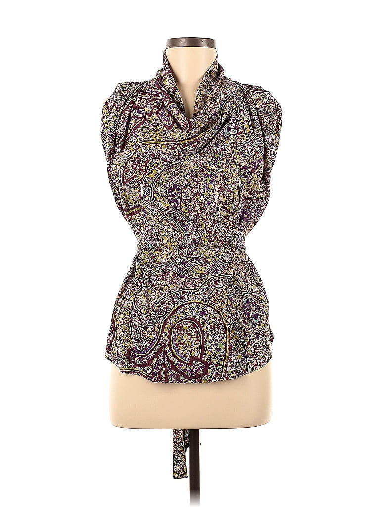 ETRO 100% Silk Purple Sleeveless Silk Top Size 44 (IT) - 72% off | ThredUp
