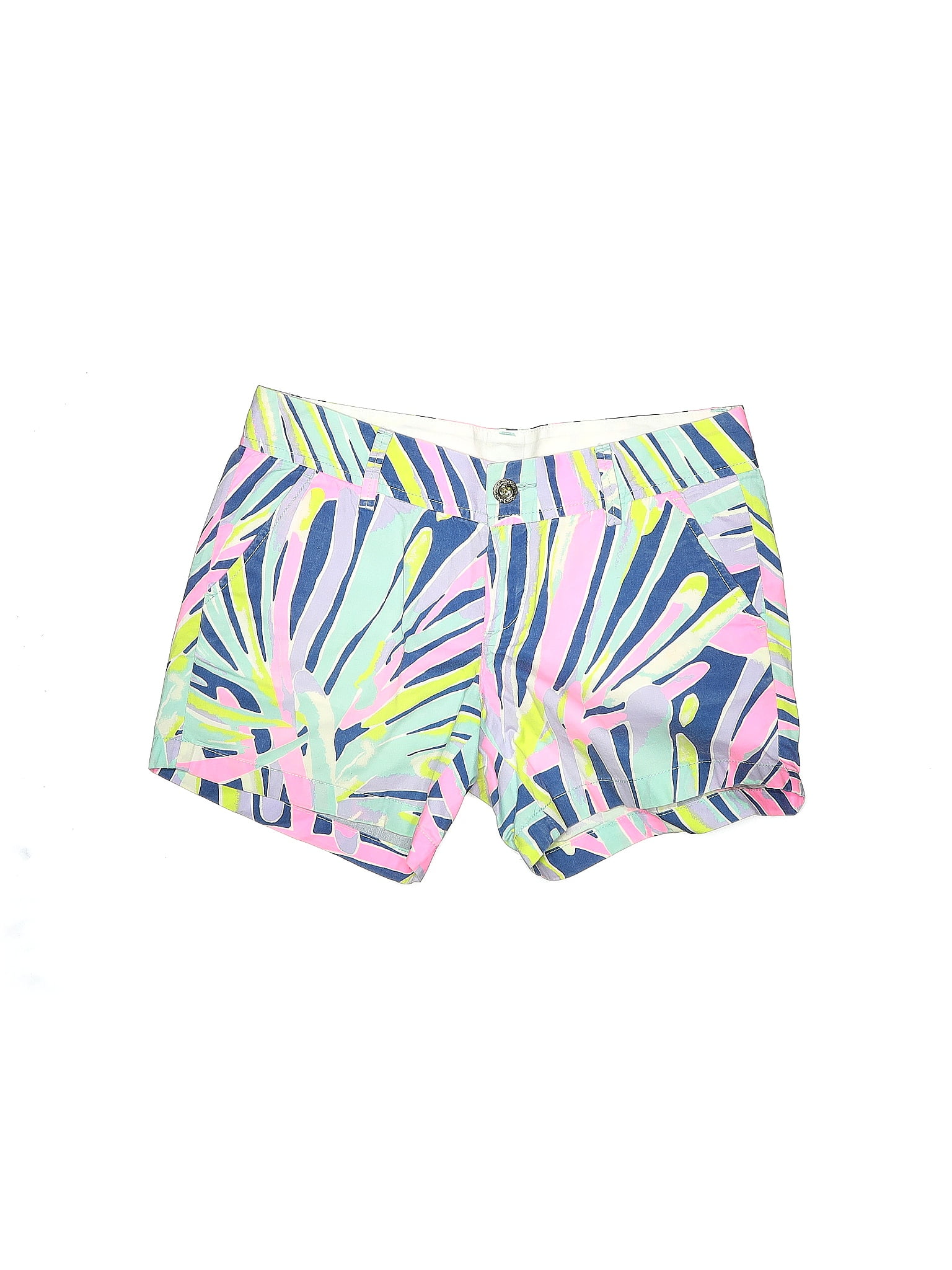 Lilly Pulitzer 100% Cotton Multi Color Purple Shorts Size 4 - 65% off ...