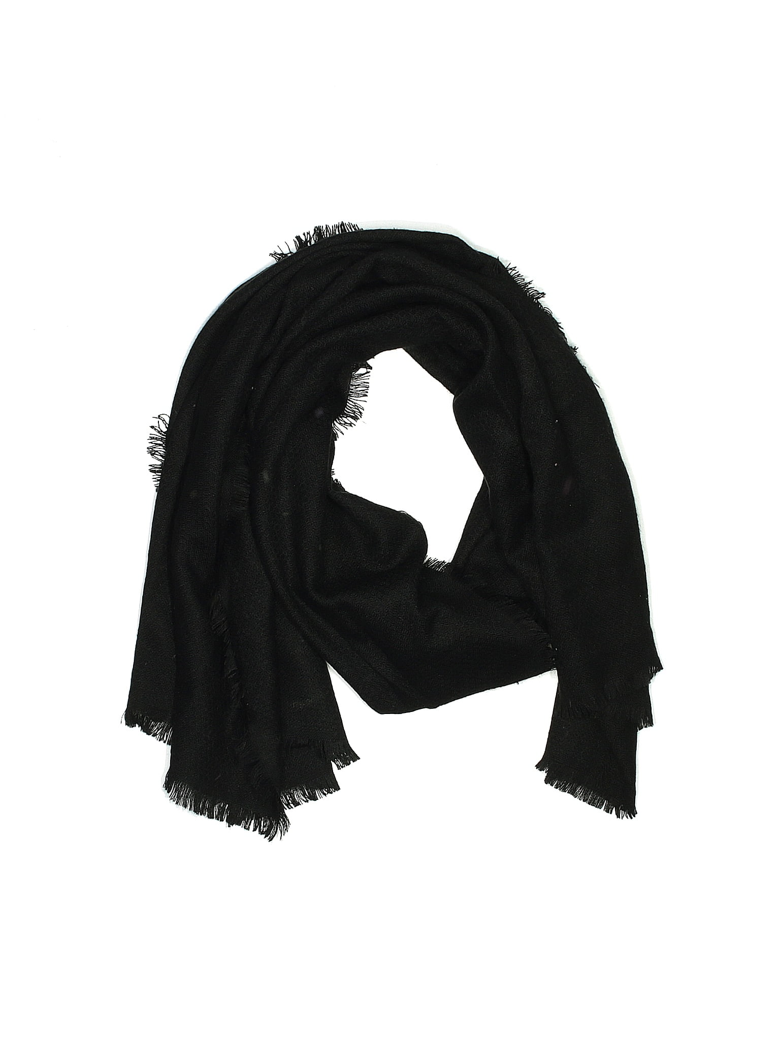 Assorted Brands 100% Acrylic Solid Black Scarf One Size - 56% off | ThredUp
