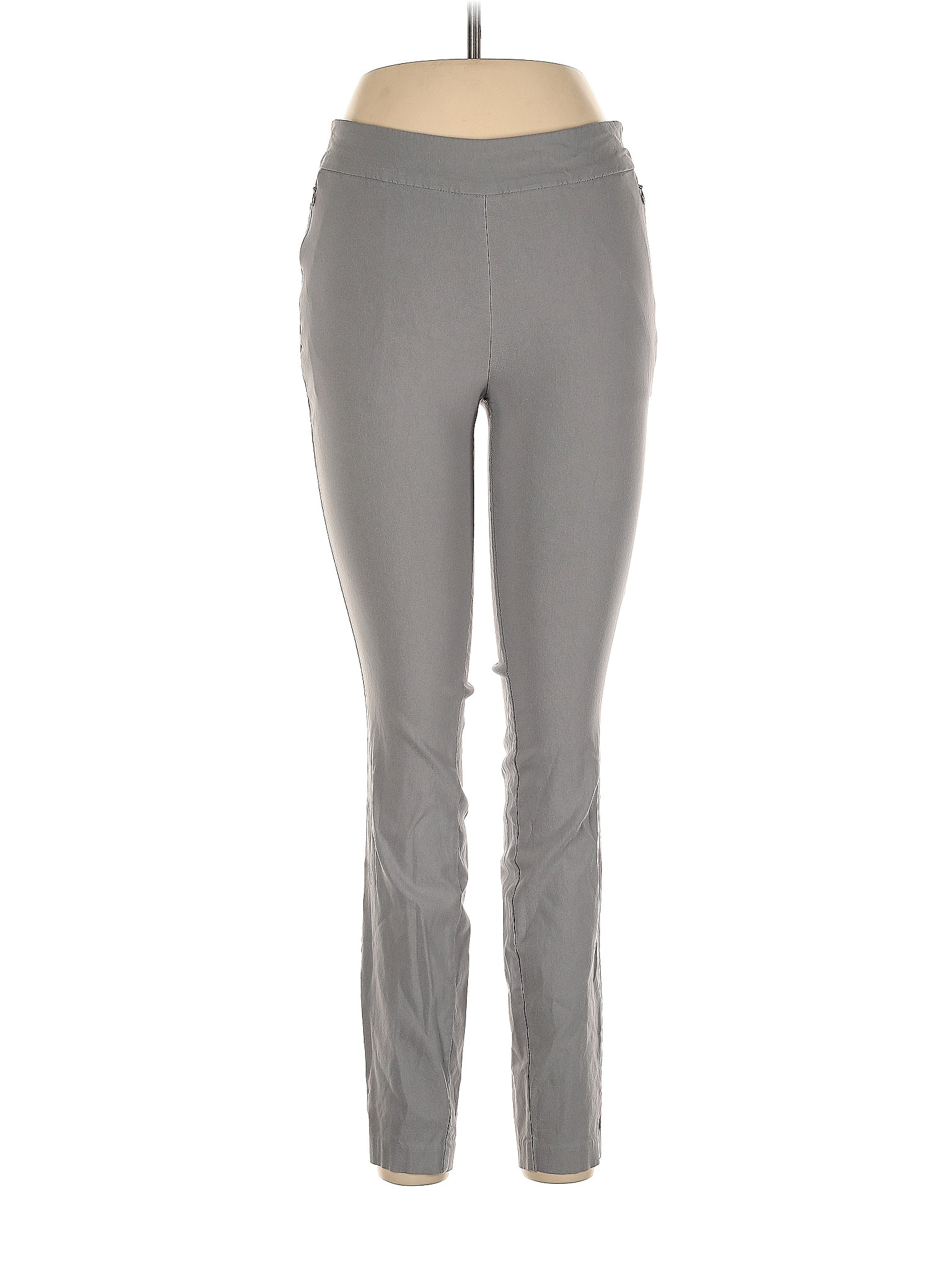 Rekucci Solid Gray Leggings Size 8 - 60% off | ThredUp