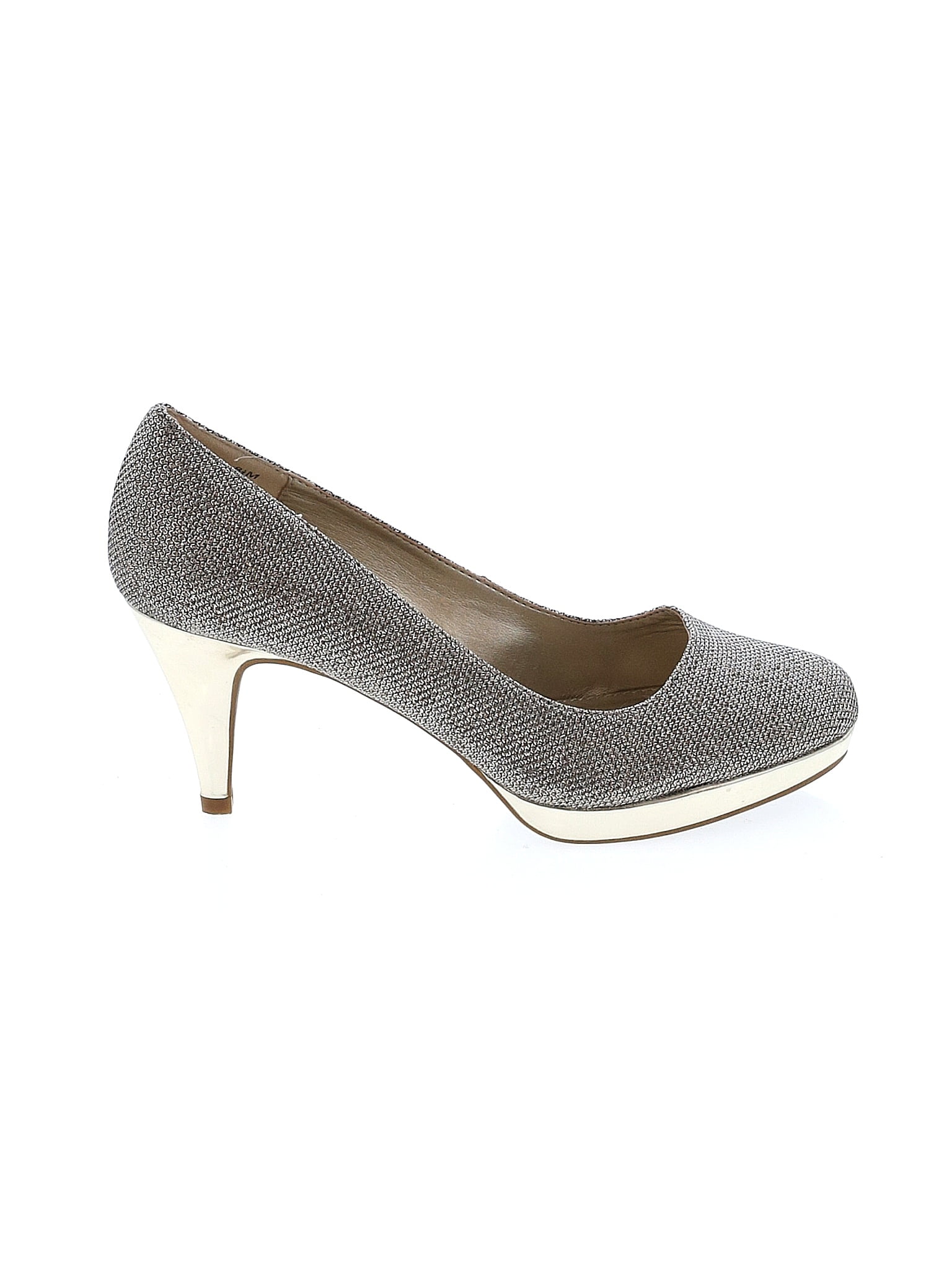 Bandolino Marled Gray Heels Size 8 1/2 - 70% off | ThredUp