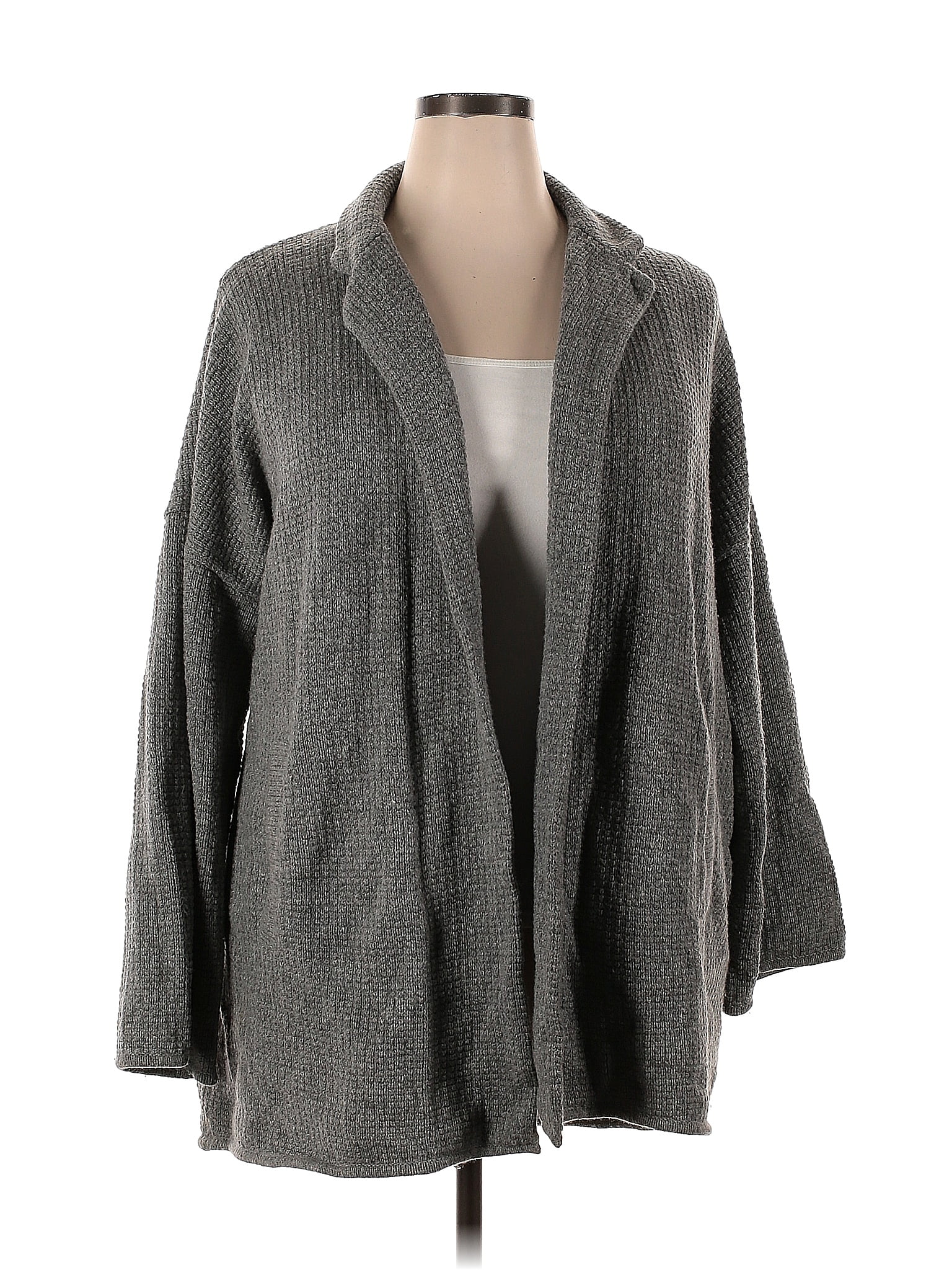 Madewell Color Block Marled Gray Cardigan Size XXL - 72% off | ThredUp