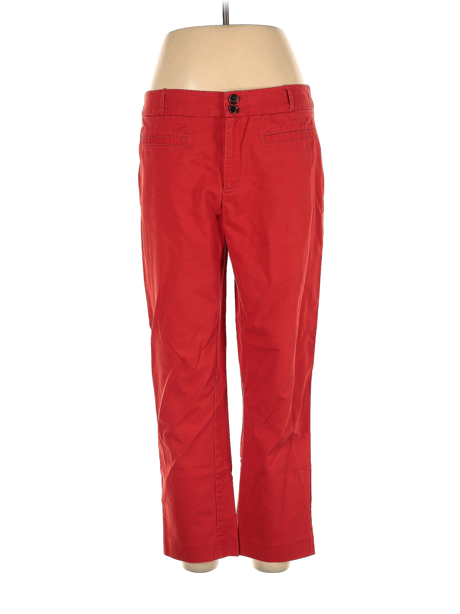 Cartonnier Solid Red Khakis Size 12 - 78% off | ThredUp