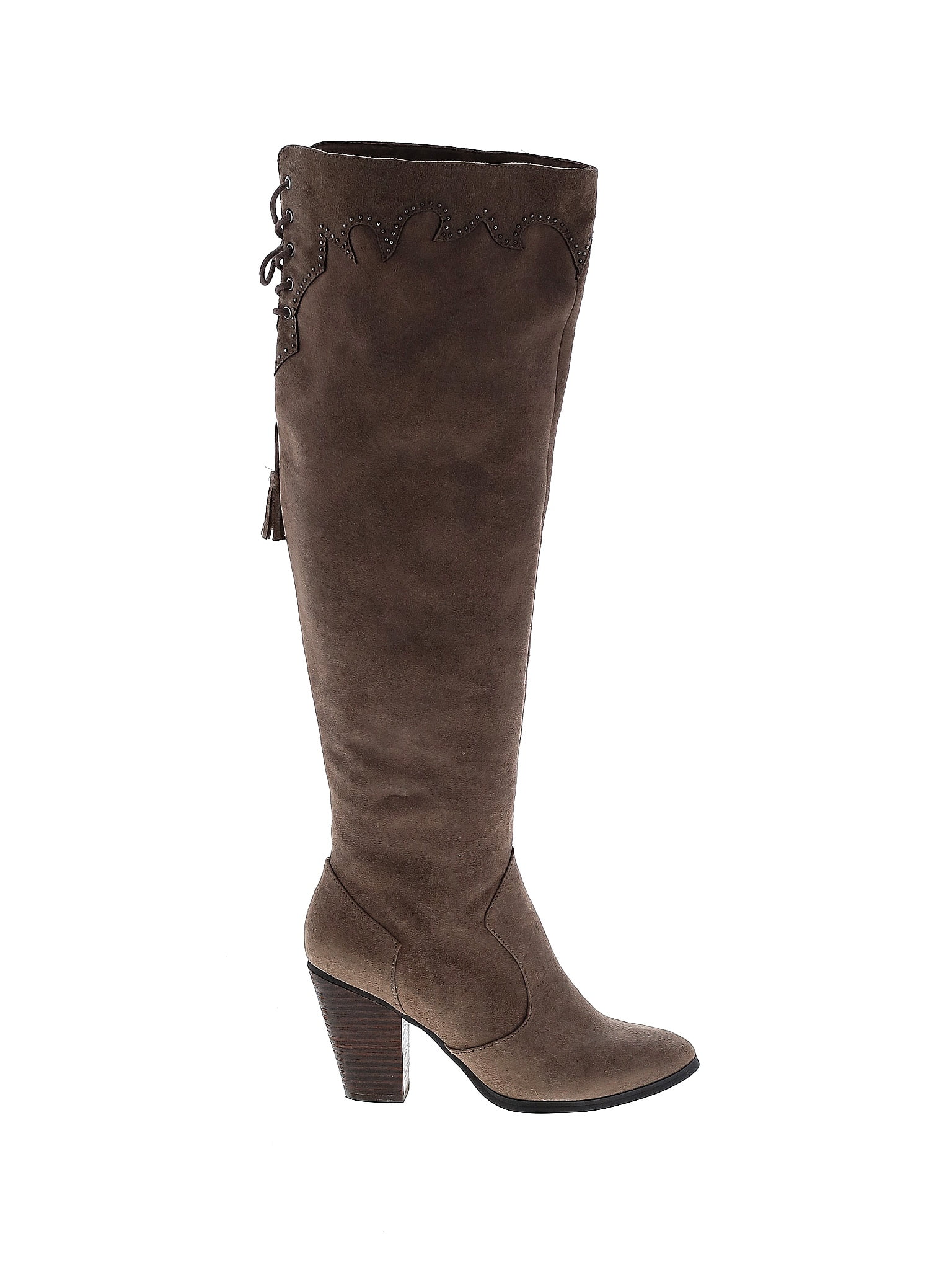 REPORT Solid Brown Boots Size 8 - 54% off | ThredUp