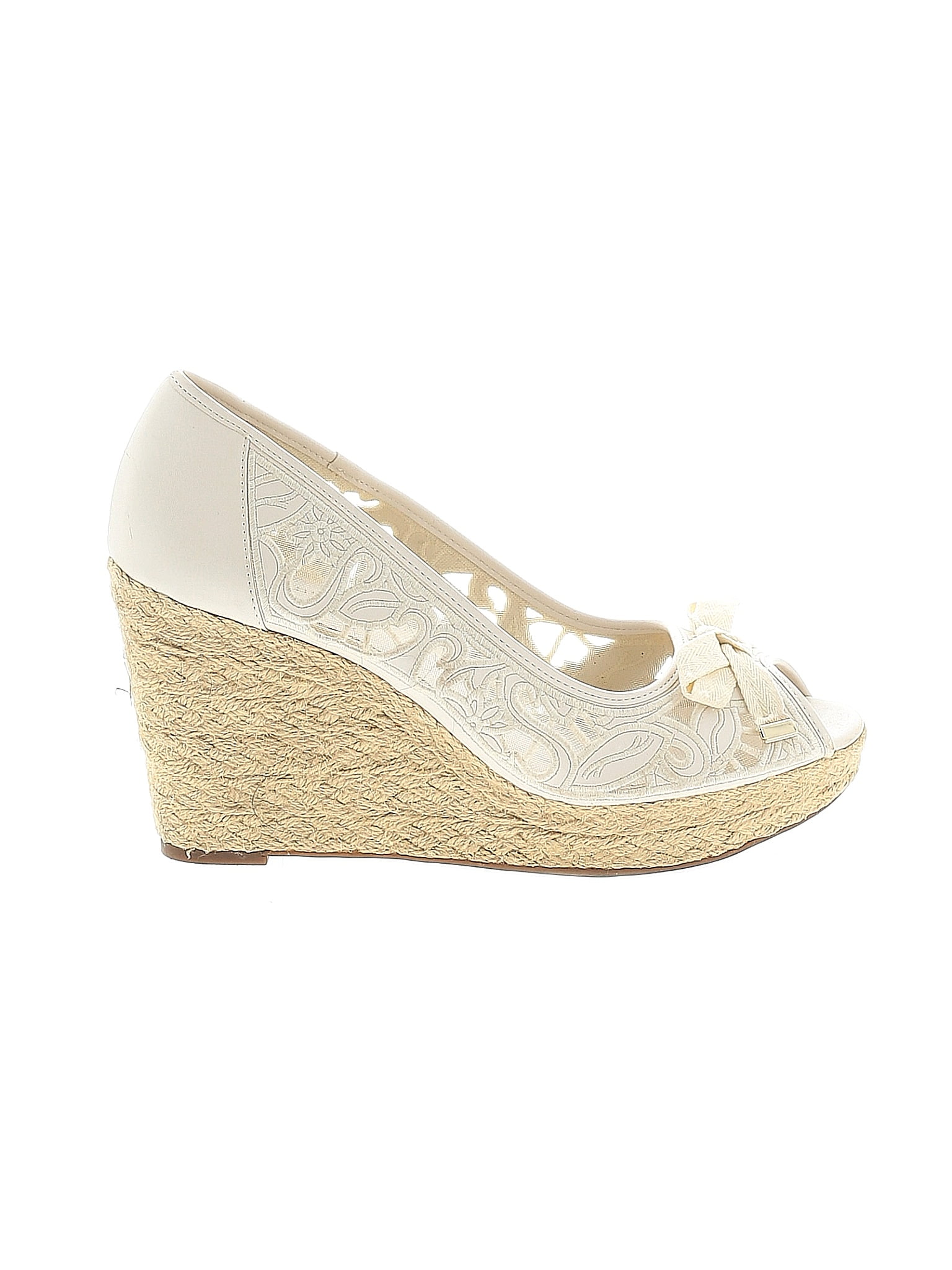 Kelly & Katie Solid Ivory Wedges Size 11 - 54% off | ThredUp
