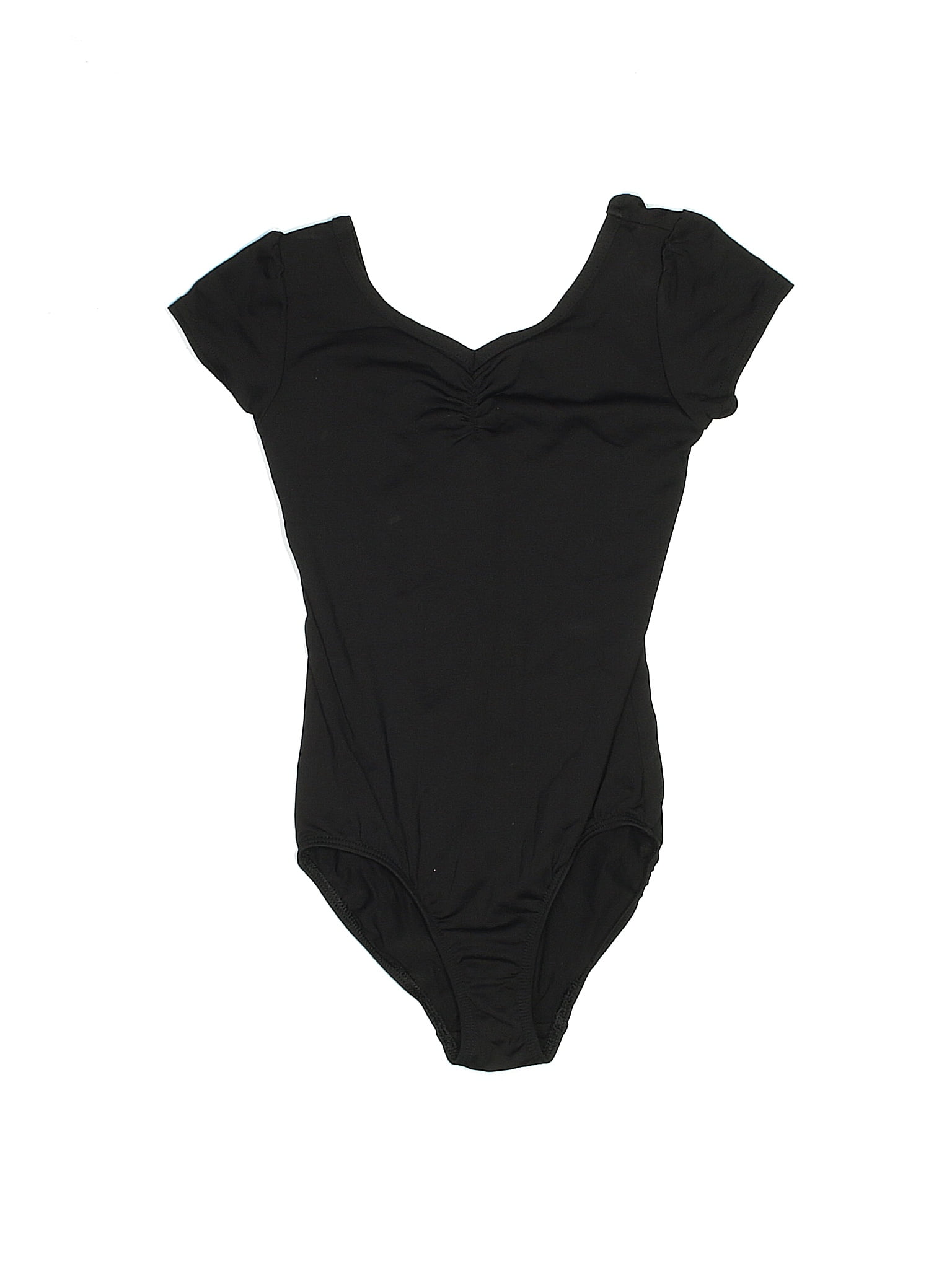 Danskin Now Solid Black One Piece Swimsuit Size 6 6x 31 Off Thredup