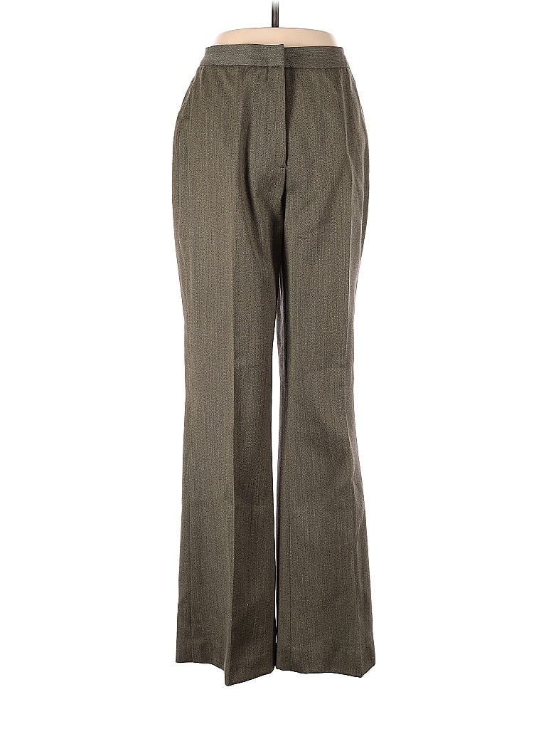 Etcetera 100% Wool Solid Green Wool Pants Size 6 - 81% off | ThredUp