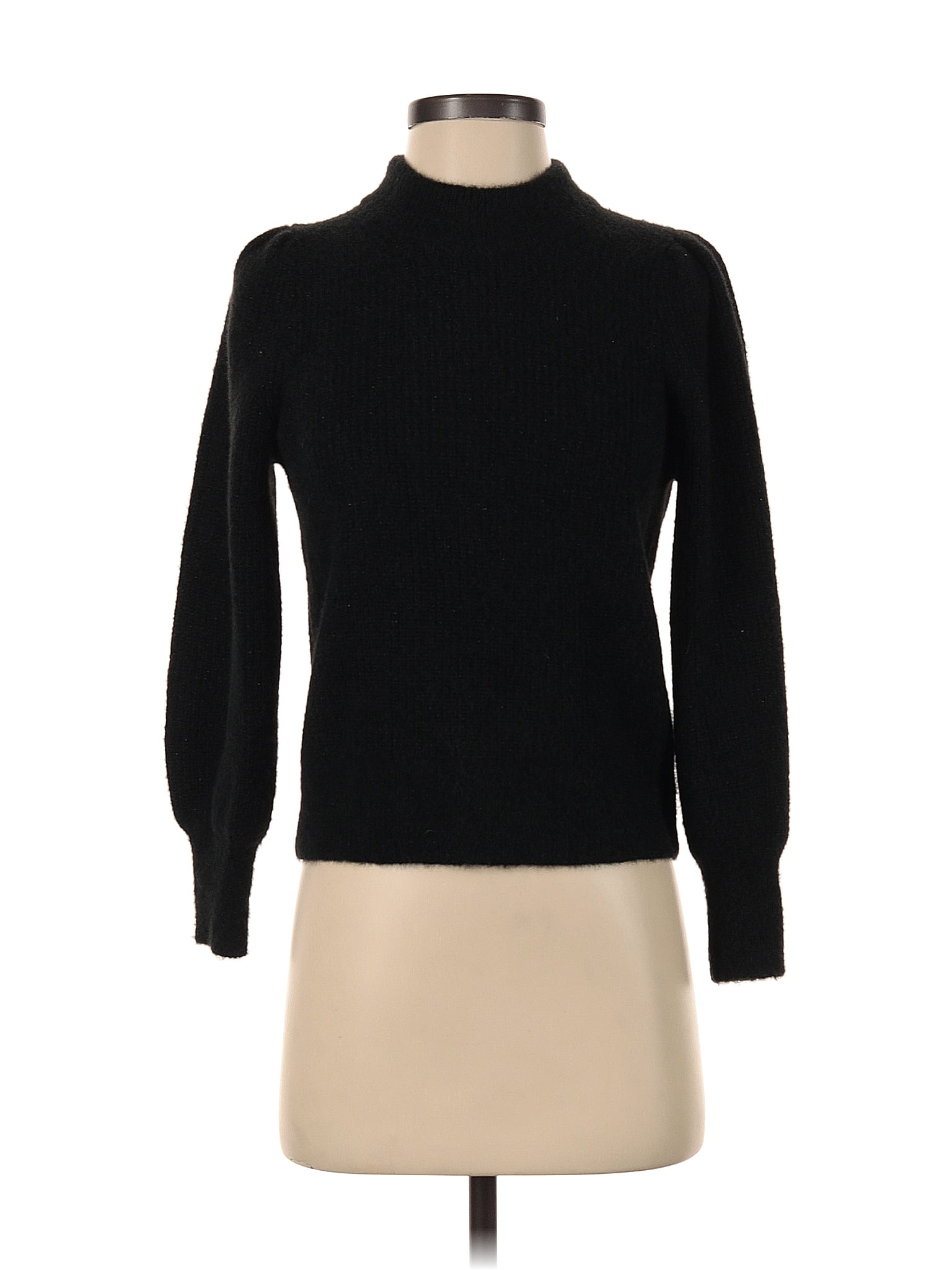 Madewell Color Block Solid Black Pullover Sweater Size Xs 60 Off