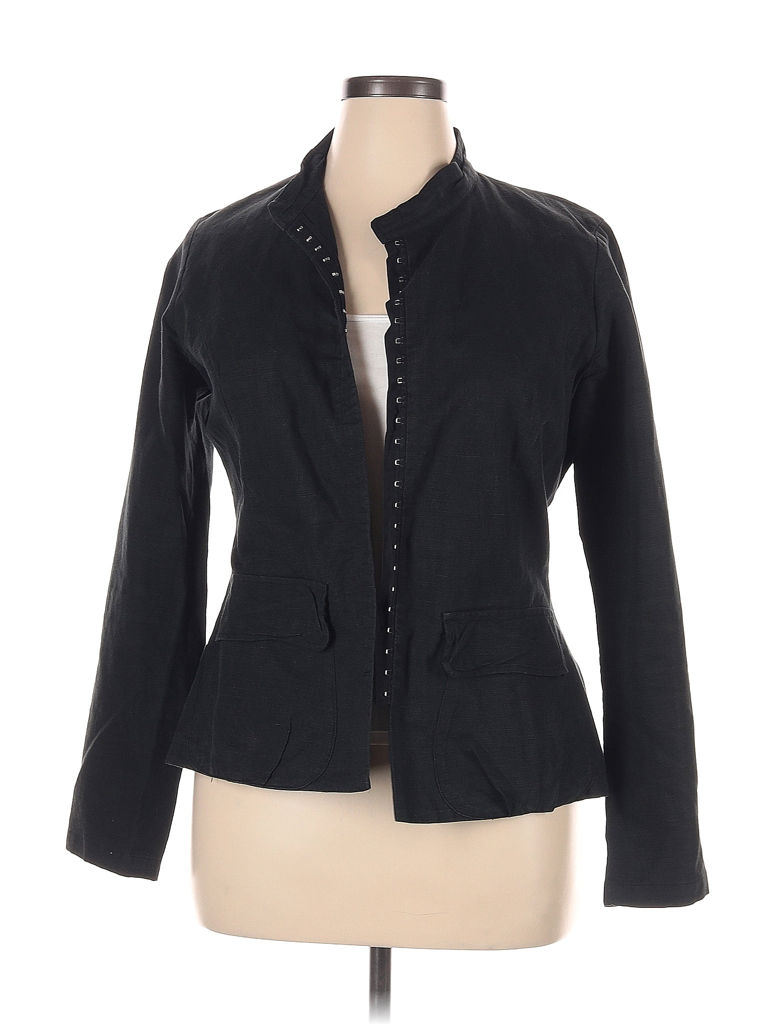Lilith Solid Black Jacket Size XL - 75% off | ThredUp