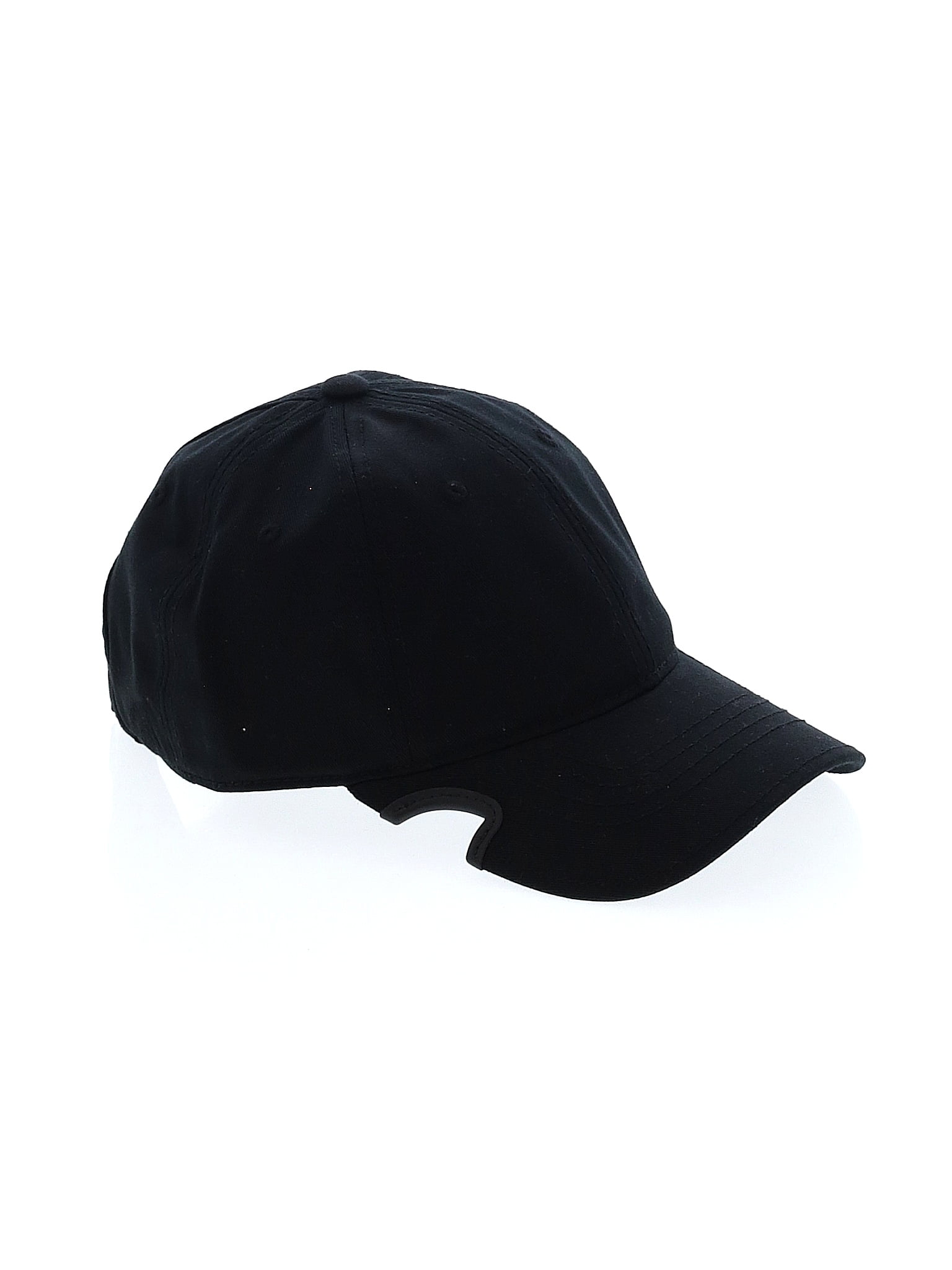 Assorted Brands 100% Cotton Solid Black Baseball Cap One Size - 60% off ...